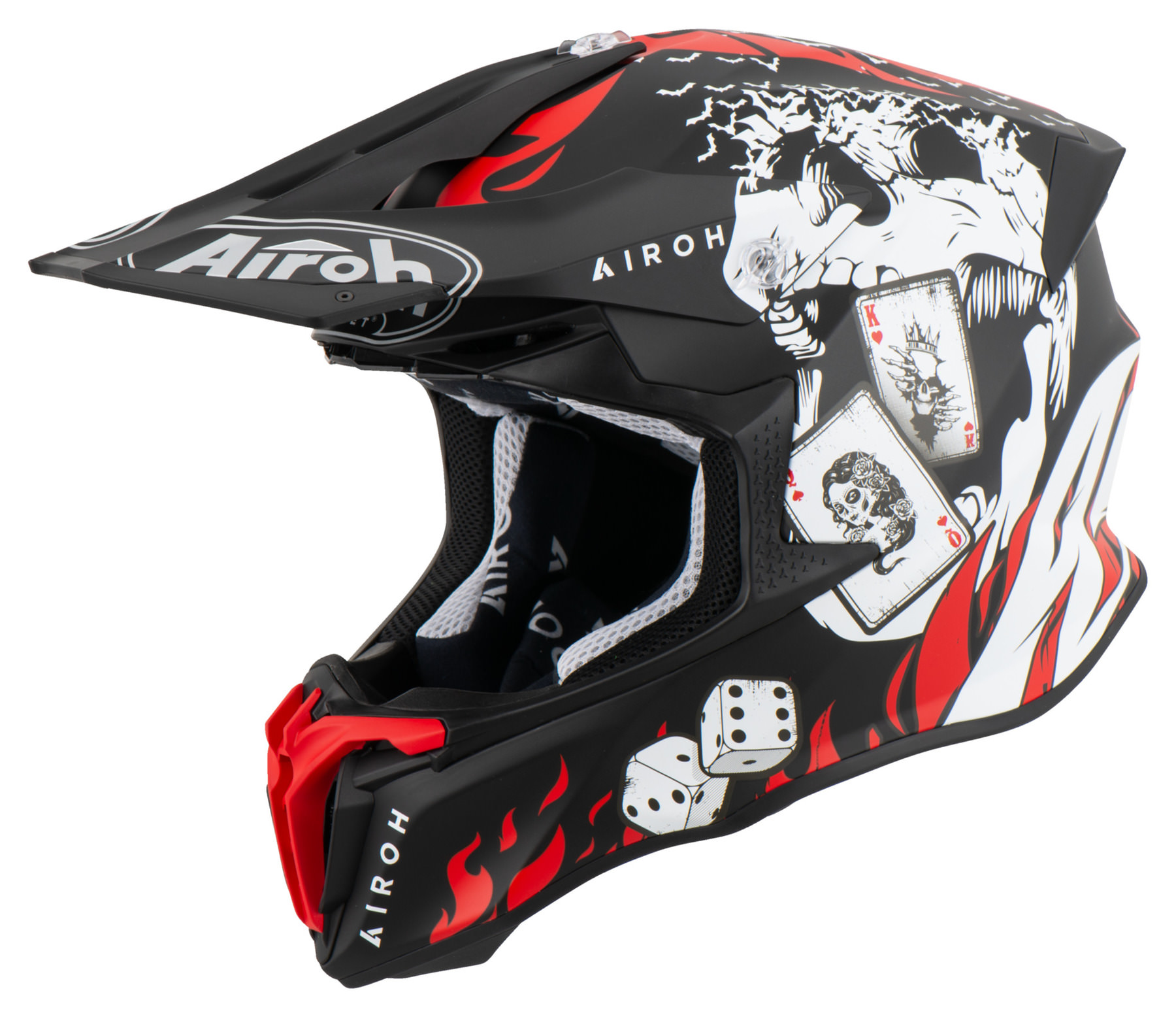 Airoh Airoh Twist 2 0 Hell Matt KASK MOTOCROSSOWY