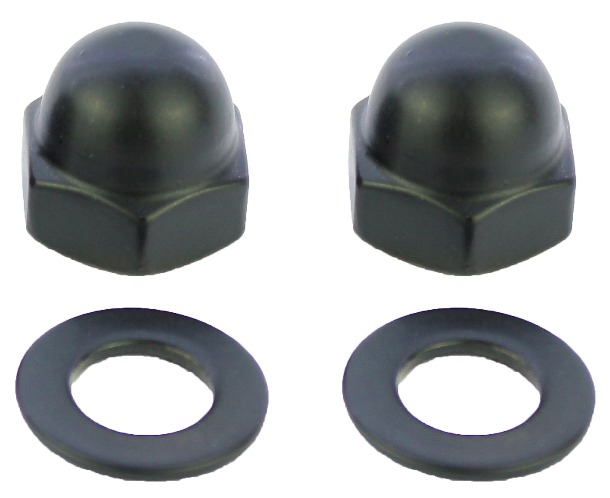 Screws4Bikes Stainless cap nuts for HD mirrors