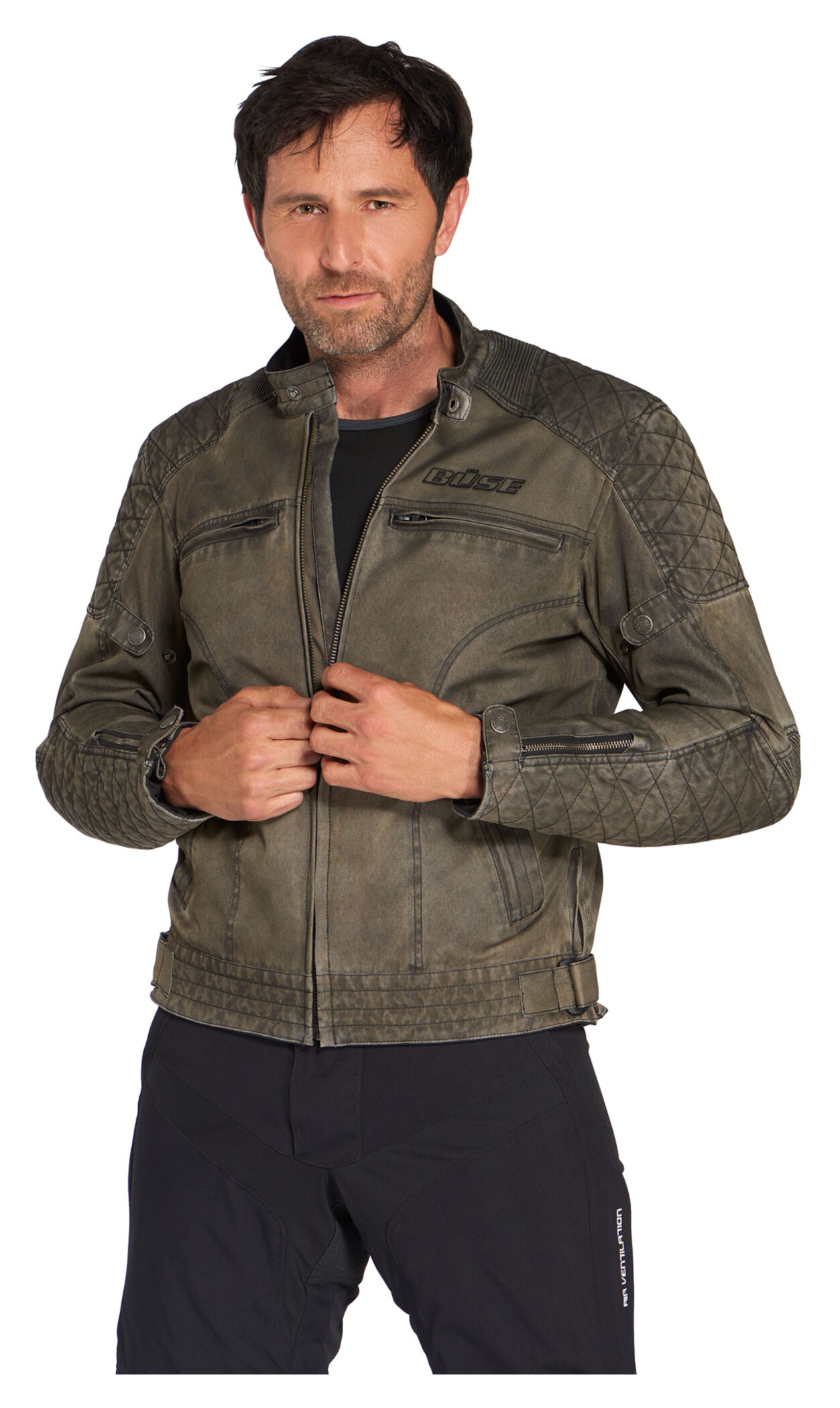 BÜSE Brighton Textiel Jas voordelig | Louis 🏍️