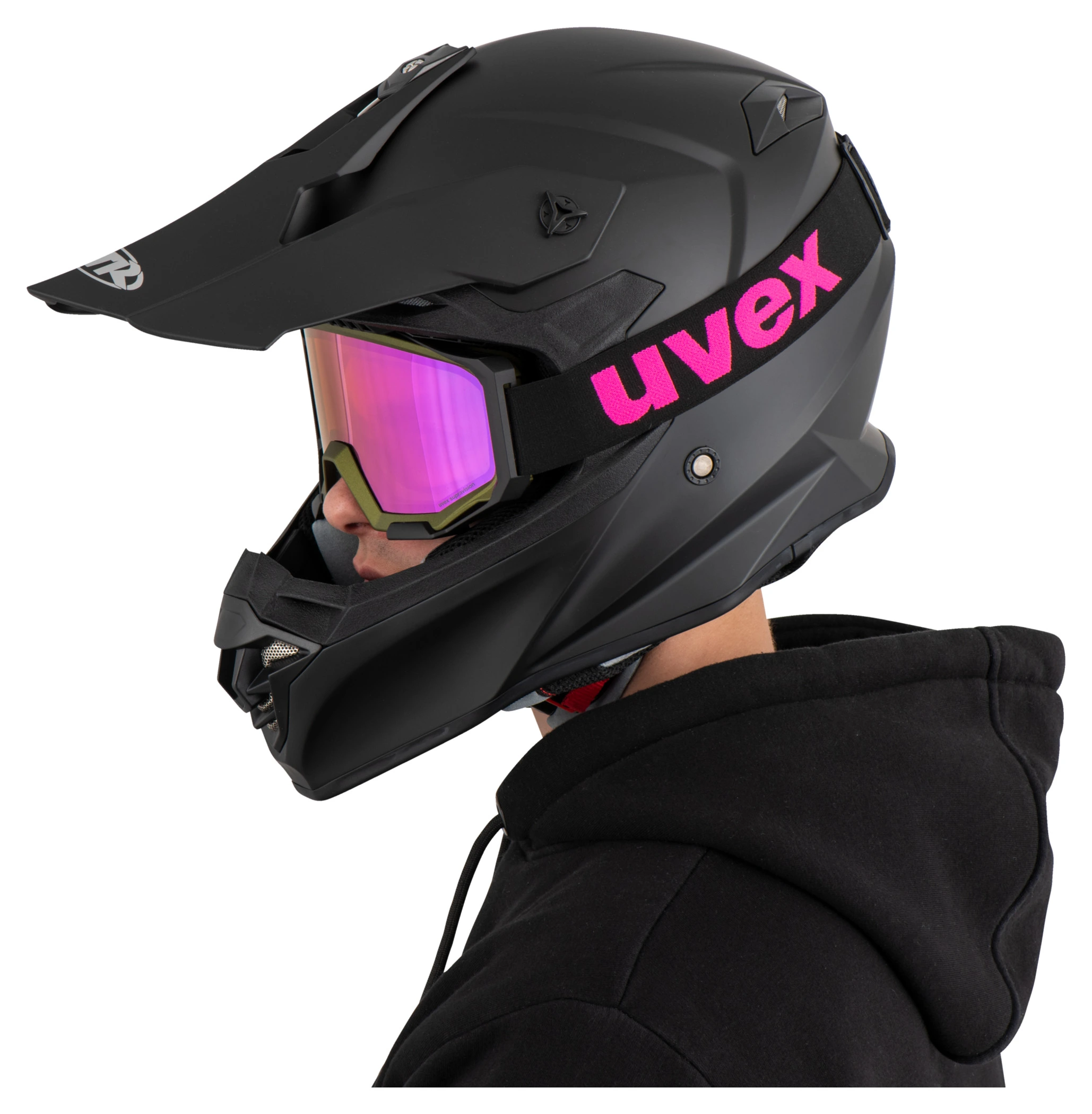 Uvex UVEX PYRO FM MX-GOGGLE CROCO/BLK-DL/PINK