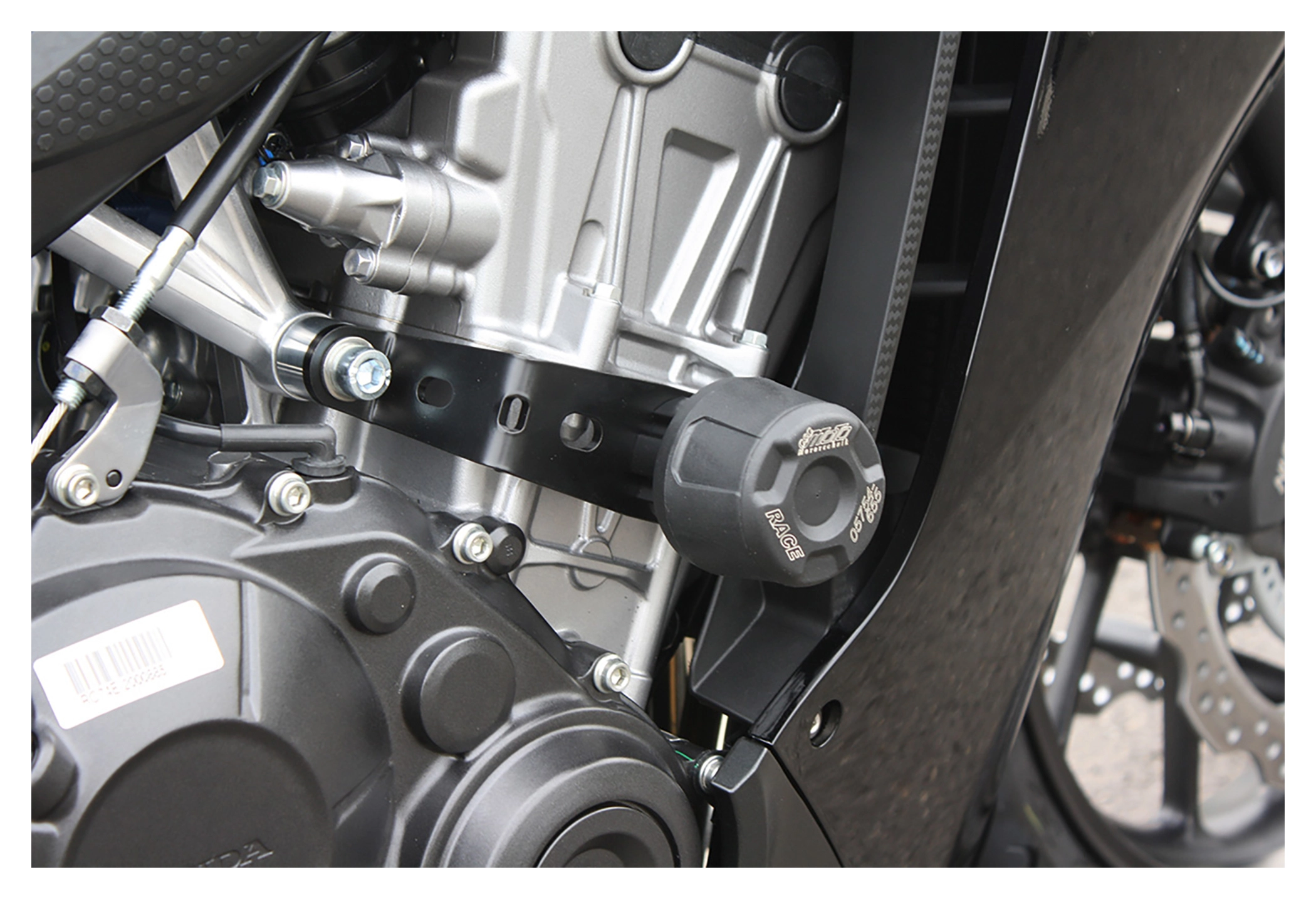 GSG Mototechnik GSG CRASH PAD SET DUO, KIT BLACK