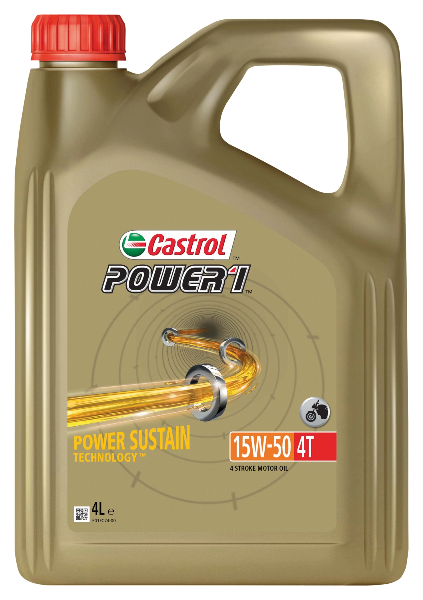 Castrol CAS E.OIL POW 1 4T 15W-50 HC-S 4L