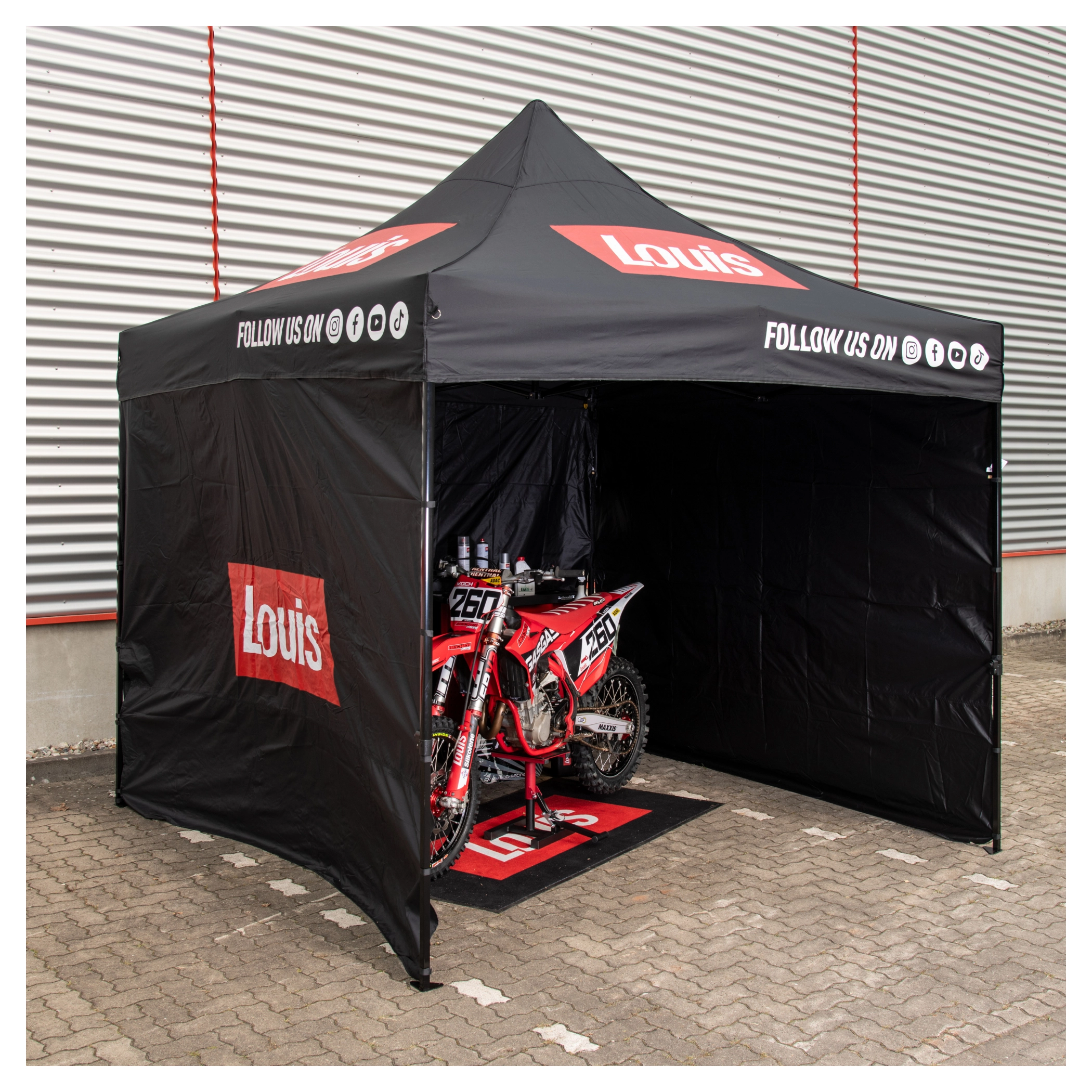 Louis PAREDES CARPA LOUIS SET DE 3 CON LOGO COMMU.