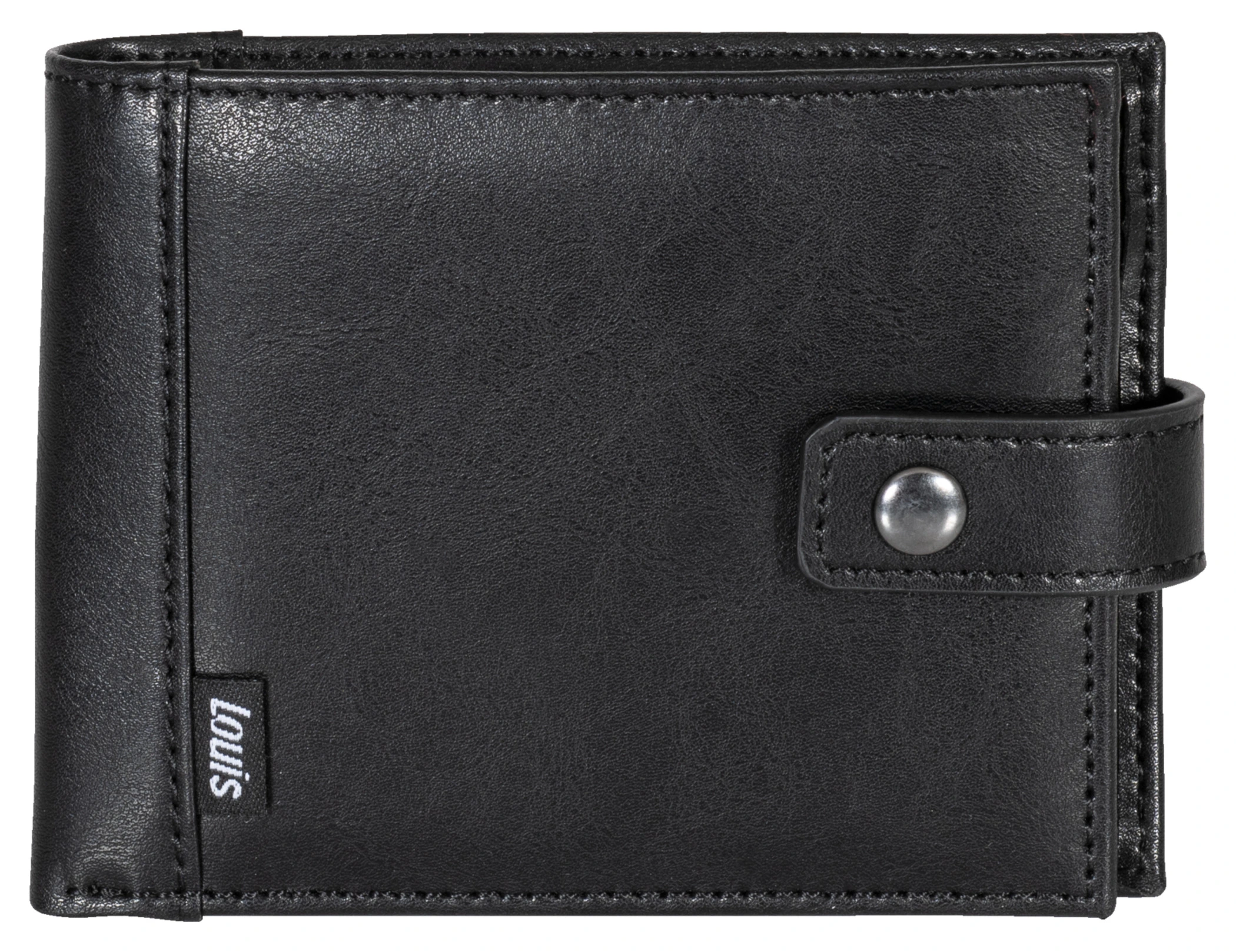 Louis LOUIS WALLET FAUX LEATHER BLACK low-cost | Louis 🏍️