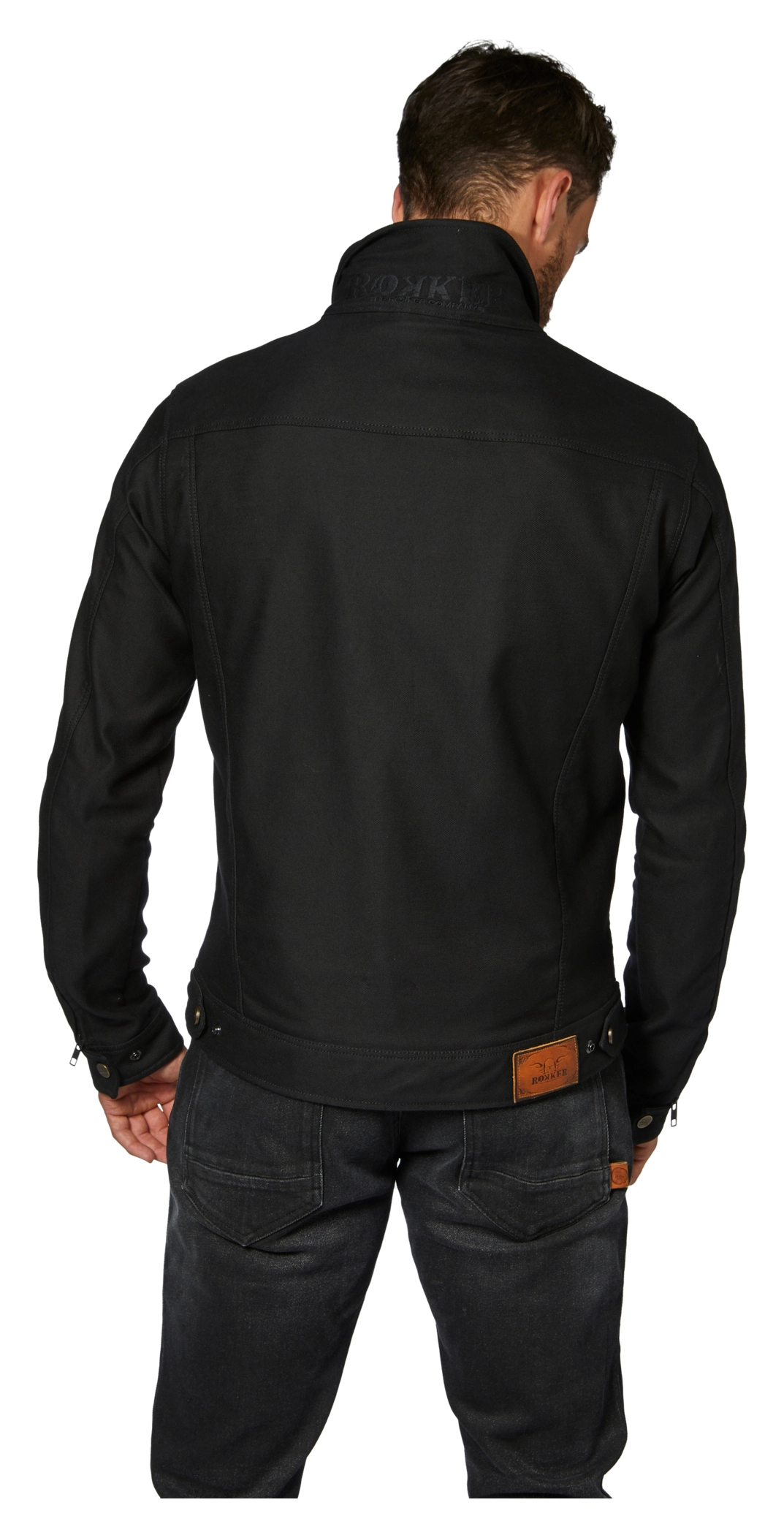 Rokker ROKKER BLACK JACKET Motorcykel denimjakke model 2023