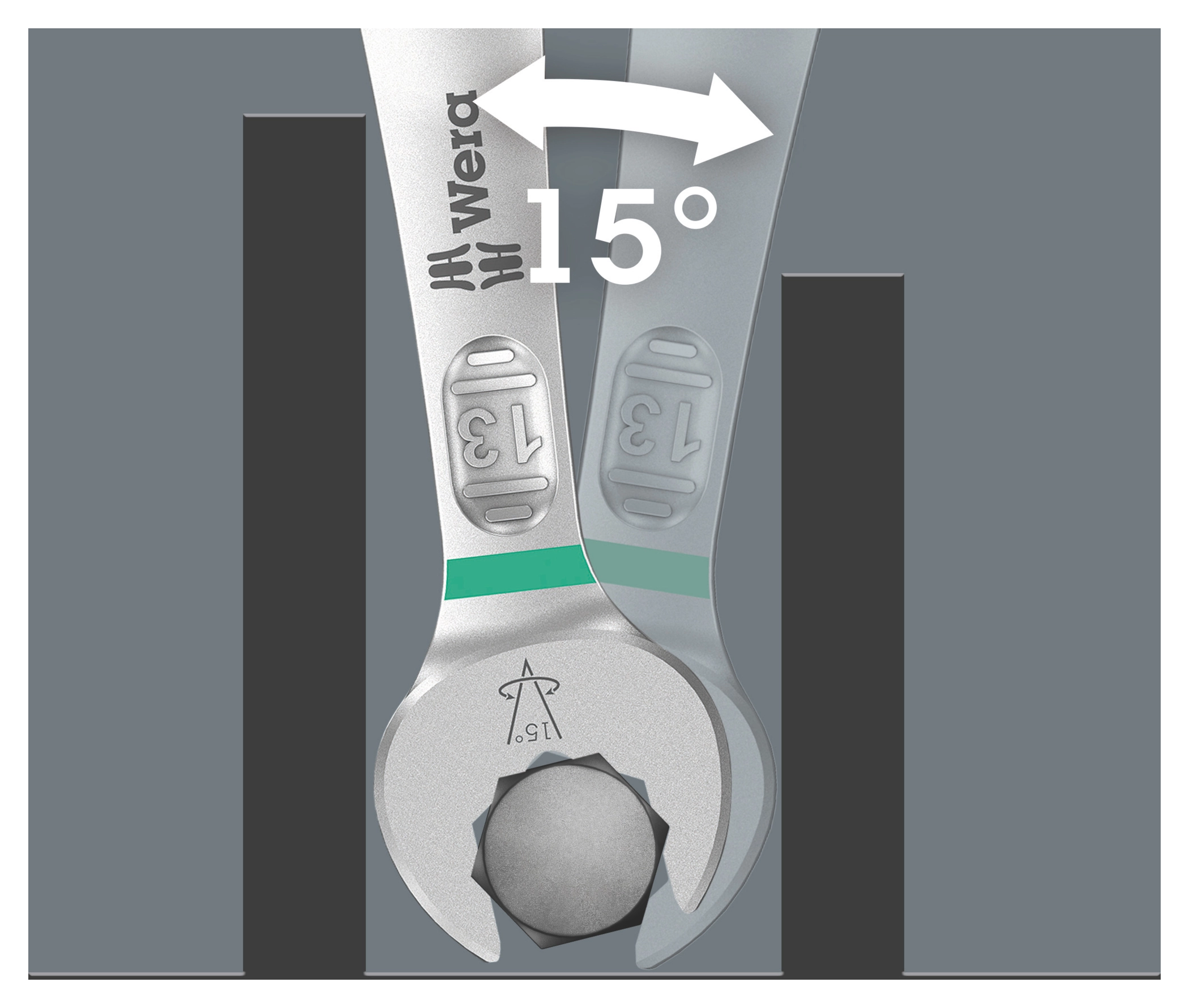 Wera WERA 6003 JOKER 4 SET 1 COMBINATION SPANNER SET