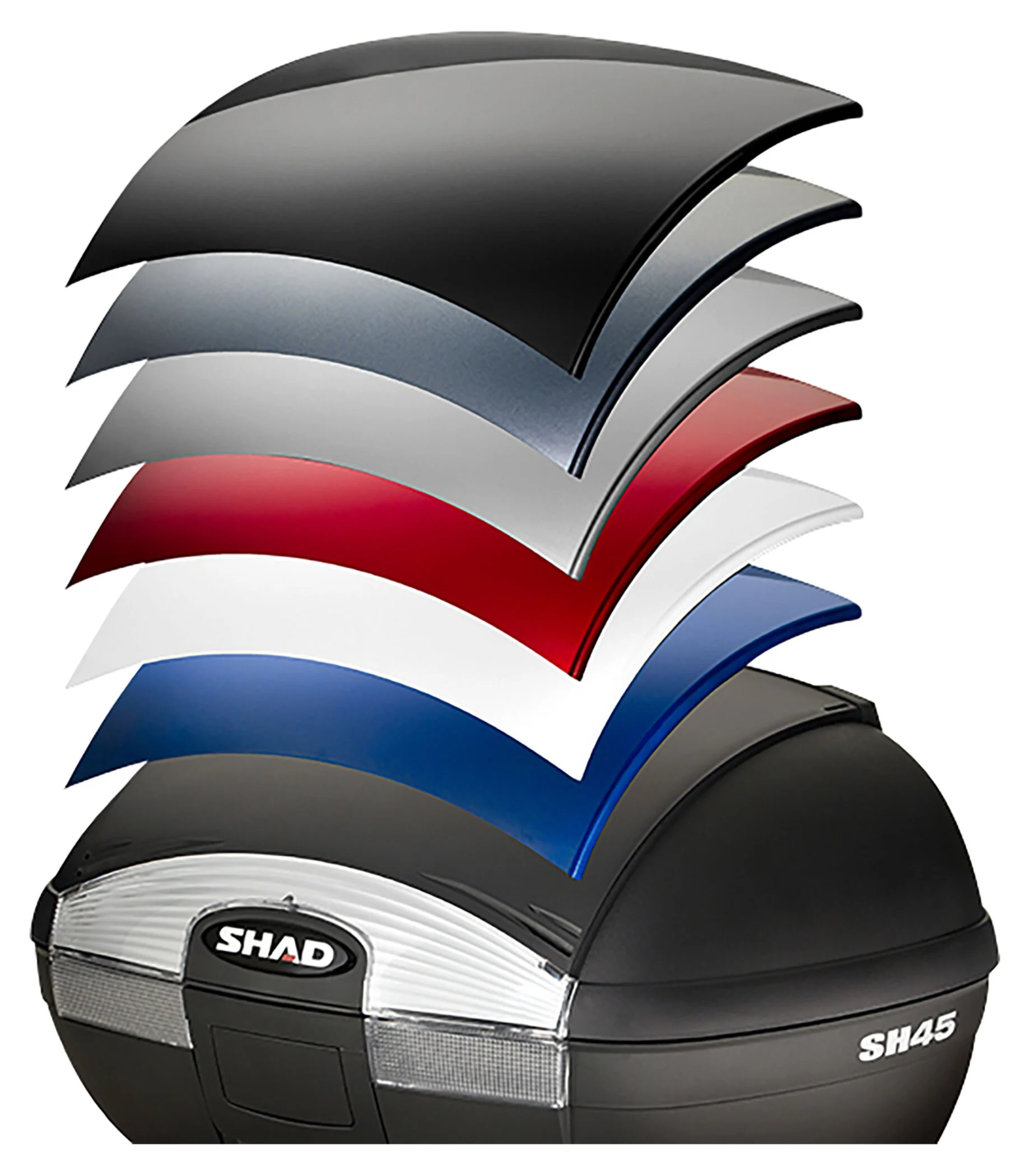 Shad SHAD SH45 TOP BOX BLACK, SOLD INDIVIDUALLY