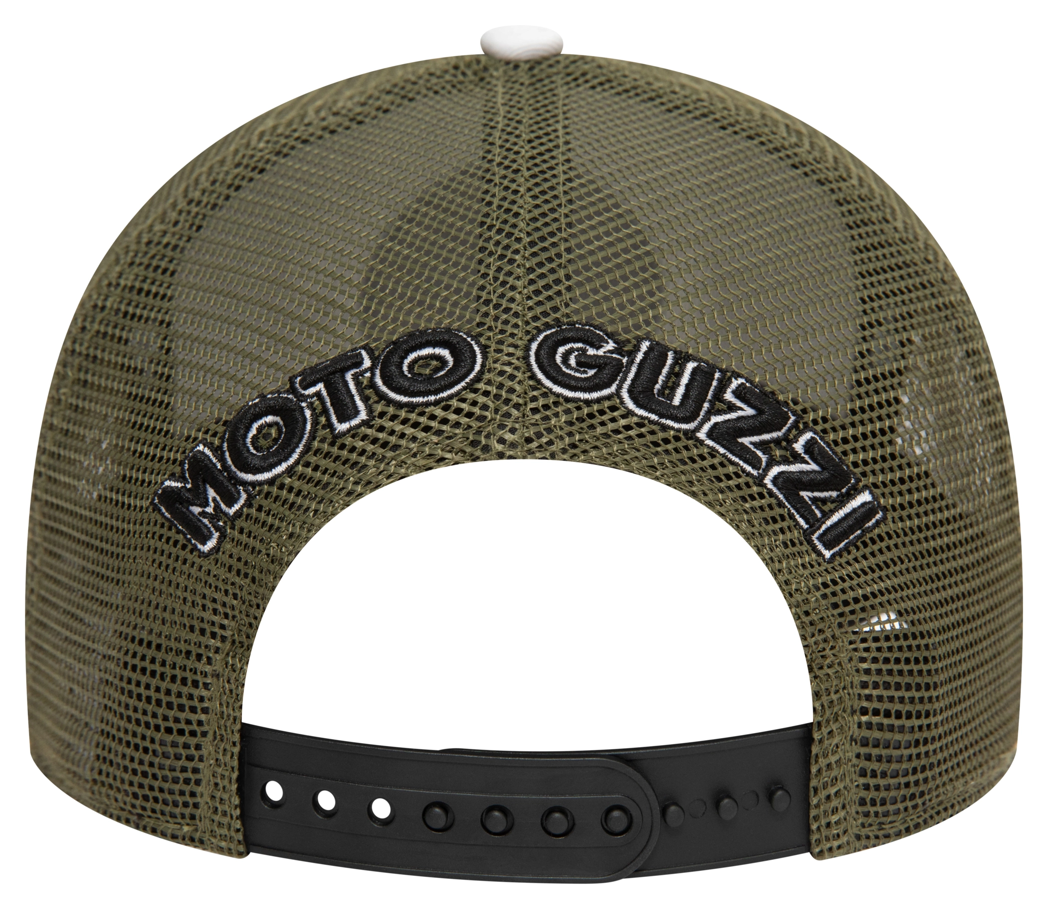 New Era NEW ERA MOTO GUZZI CAP TRUCKER WHITE/OLIVE/BLACK