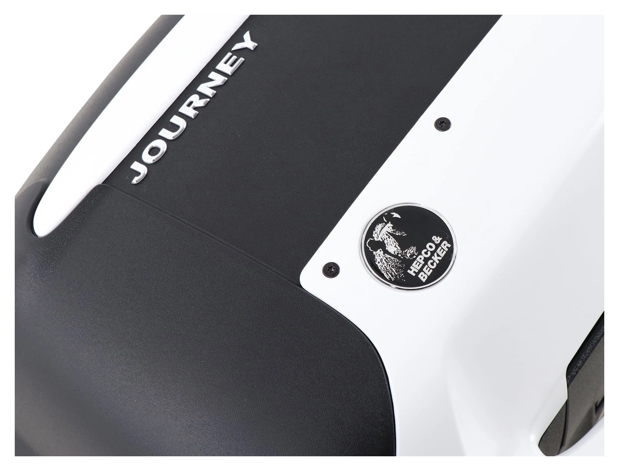 Hepco & Becker H+B JOURNEY RECON 42L TOP BOX, BLACK/WHITE