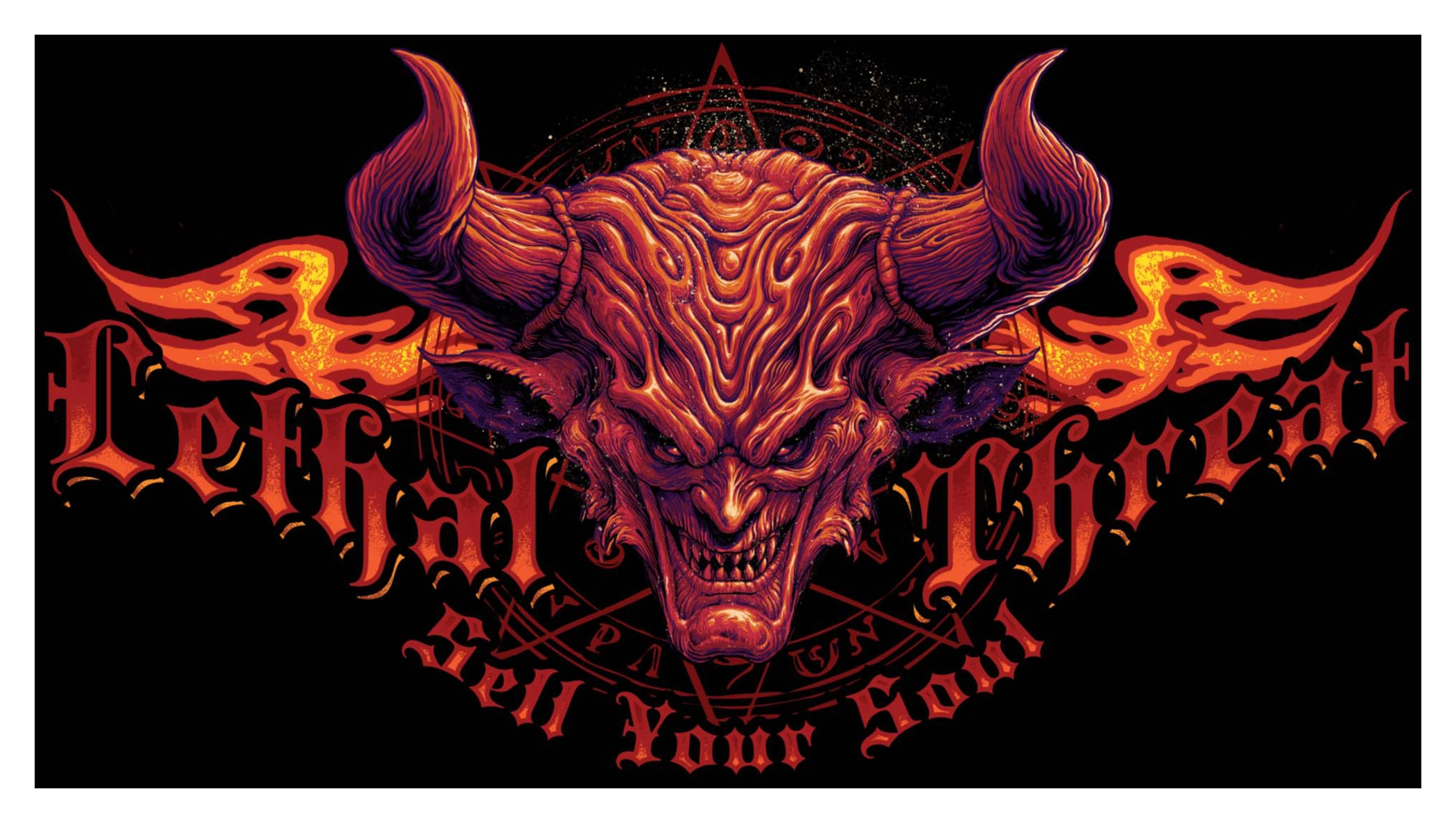 Lethal Threat Lethal Threat Sell your soul T-shirt