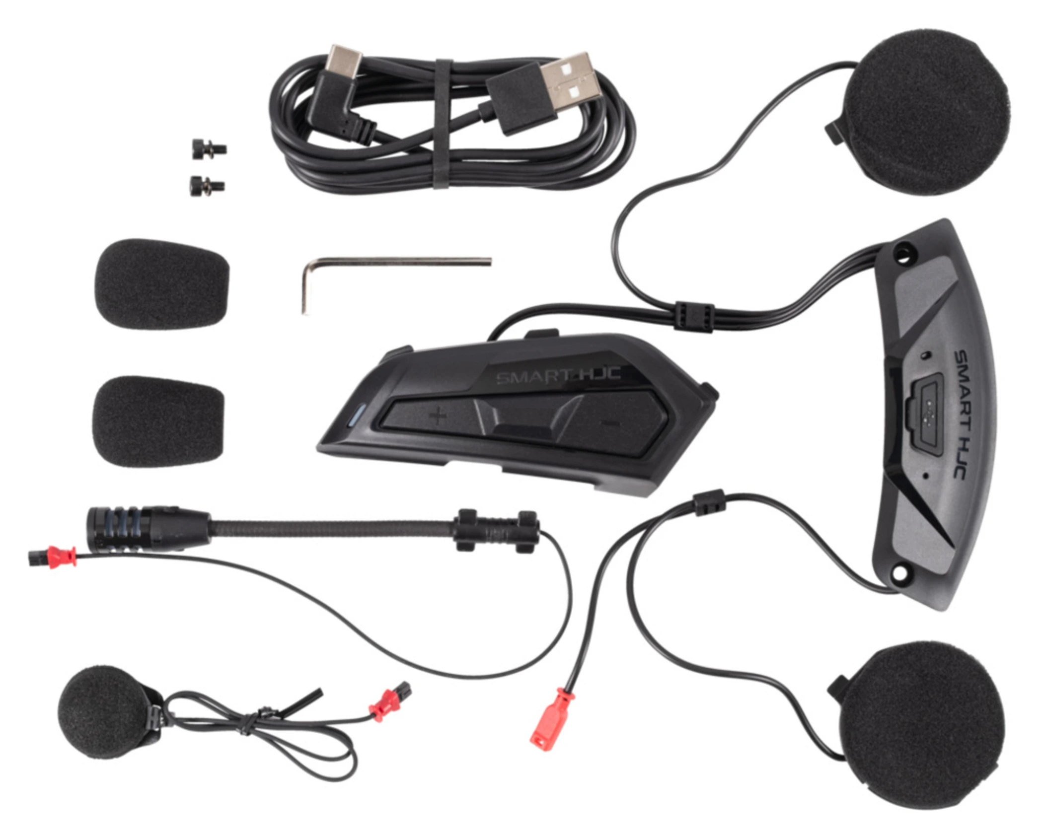 HJC SMART HJC 11B MATT SCHW. KOMMUNIKATIONSSYSTEM