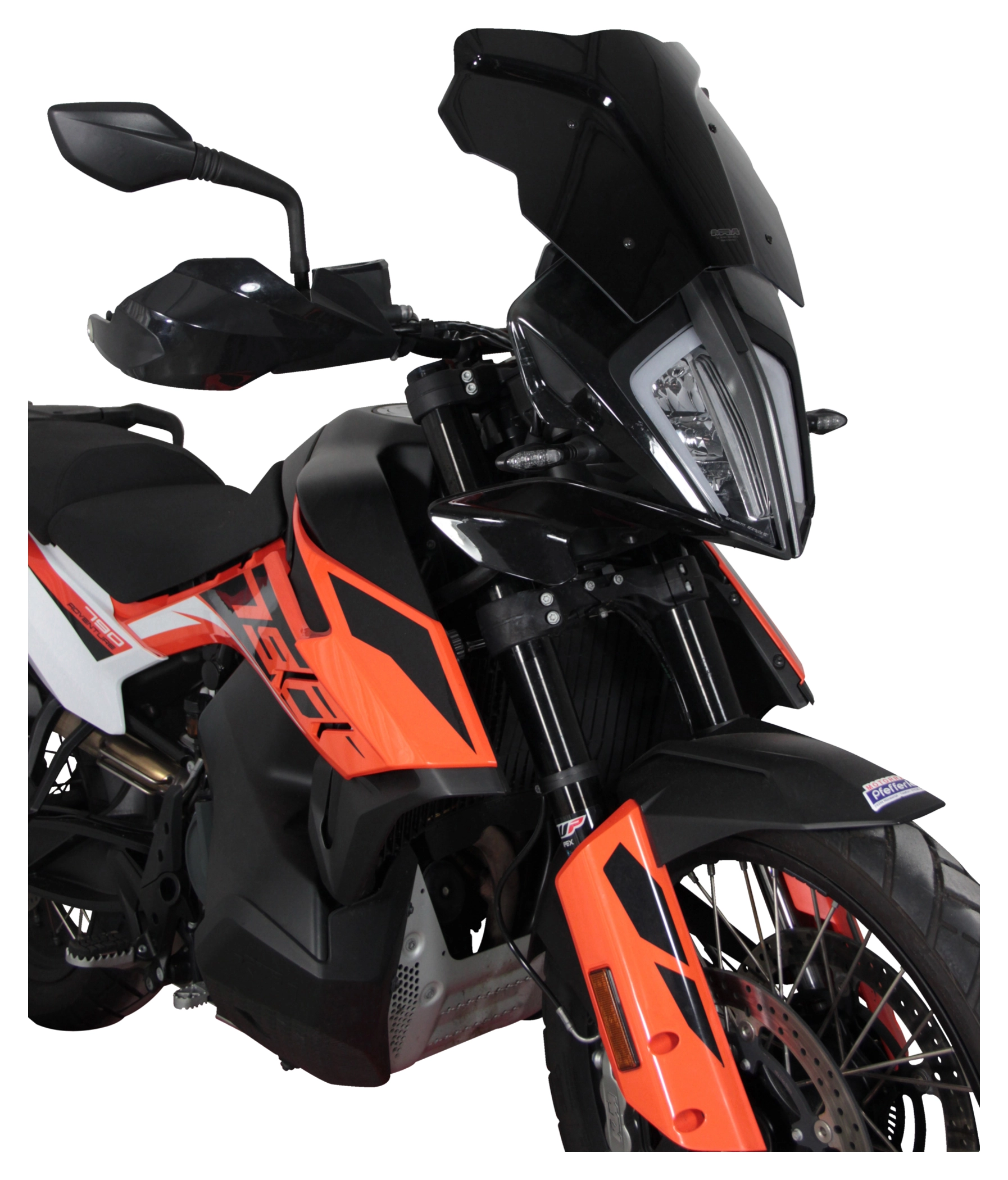 MRA MRA sportskærm, sort med holdesæt og TGK