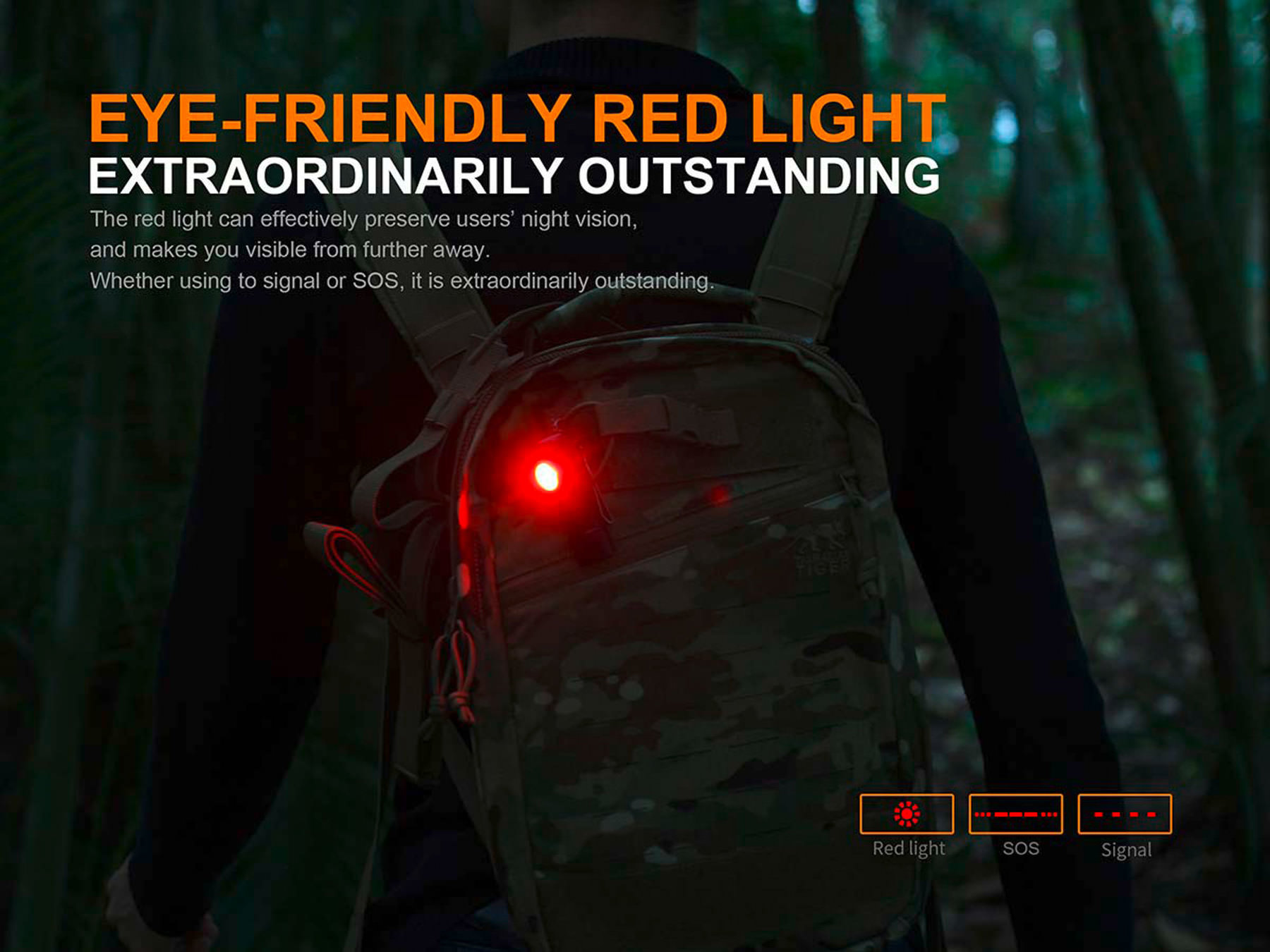 Fenix FENIX LD15R RIGHT-ANGLE FLASHLIGHT, 500 LUMENS