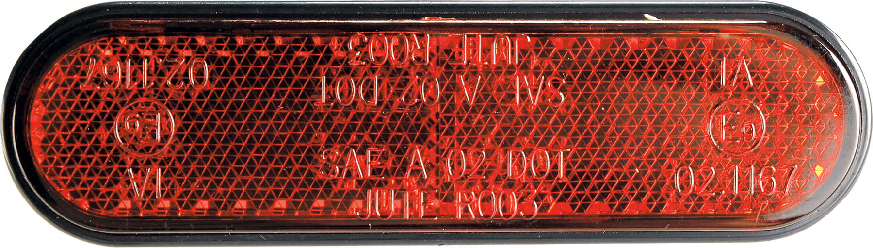 RED REFLECTOR 99 X 27 MM, SELF-ADHESIVE low-cost | Louis 🏍️