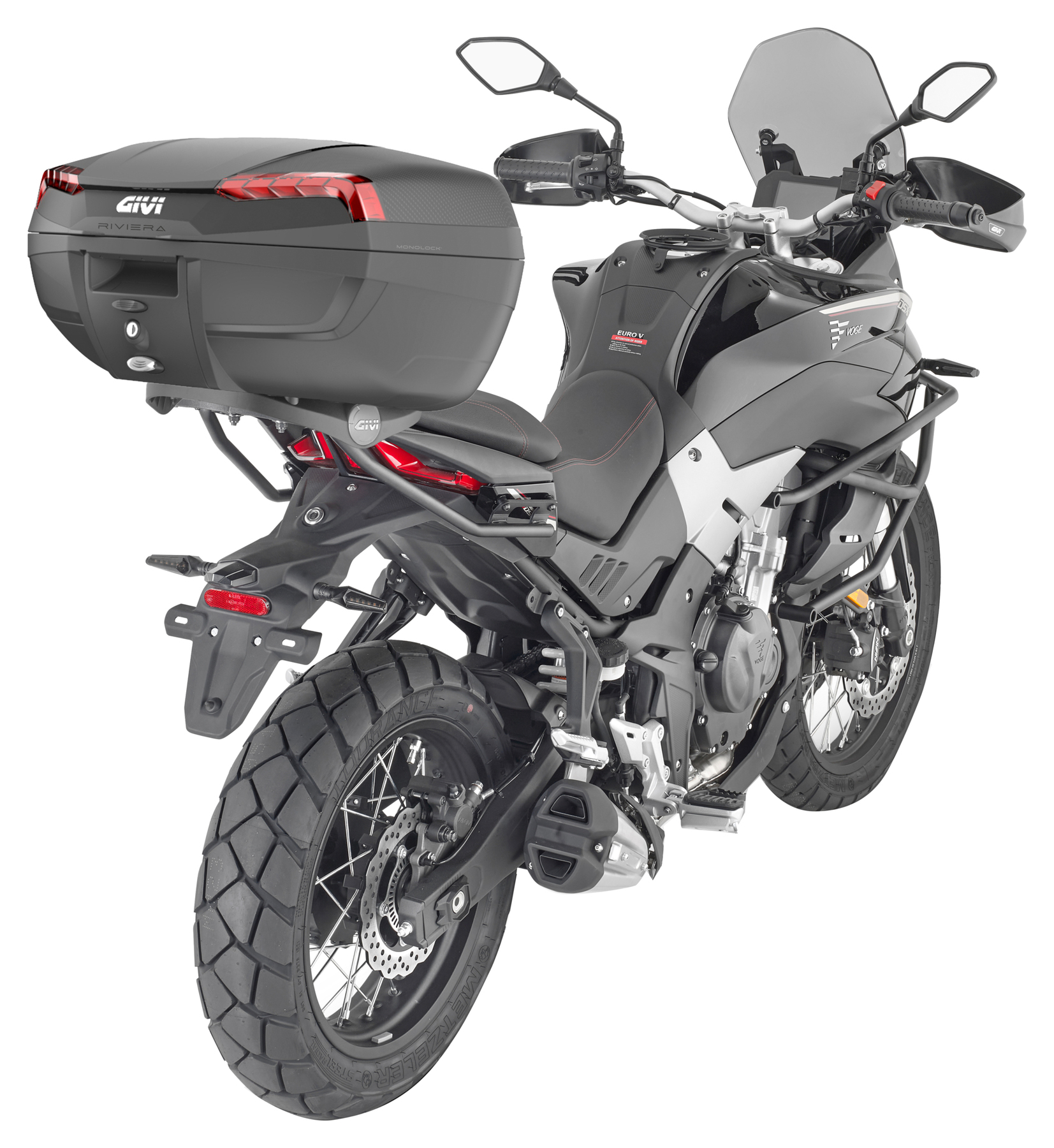 Givi GIVI TOPCASE E46 RIVIERA MONOLOCK, MET PLAAT, 46L