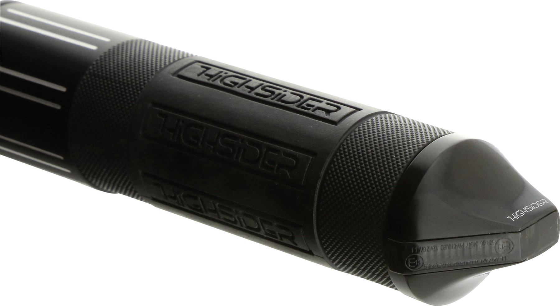 Highsider HIGHSIDER FLIGHT BAR-END TURN SIG., MATT BLK, PAIR