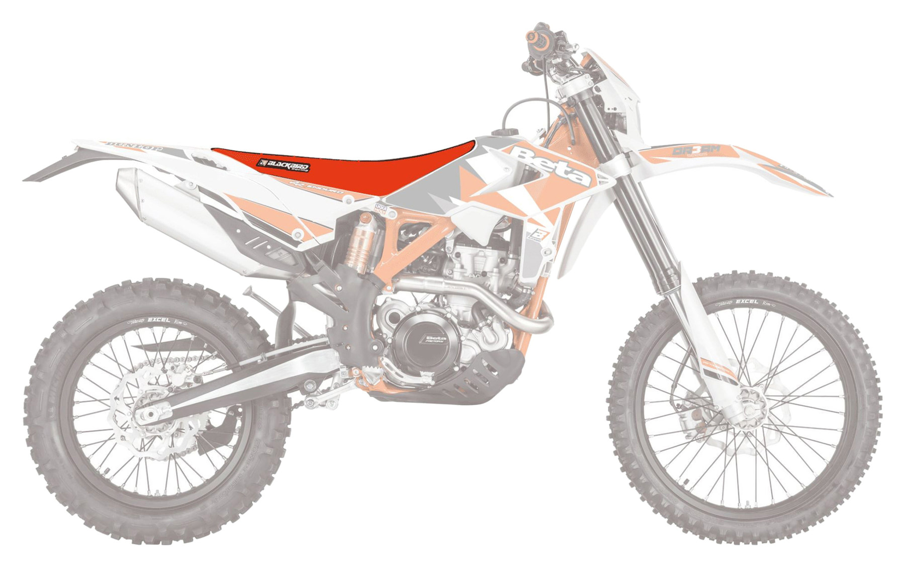 Blackbird Racing Sædebetræk til diverse motorcykelmodeller