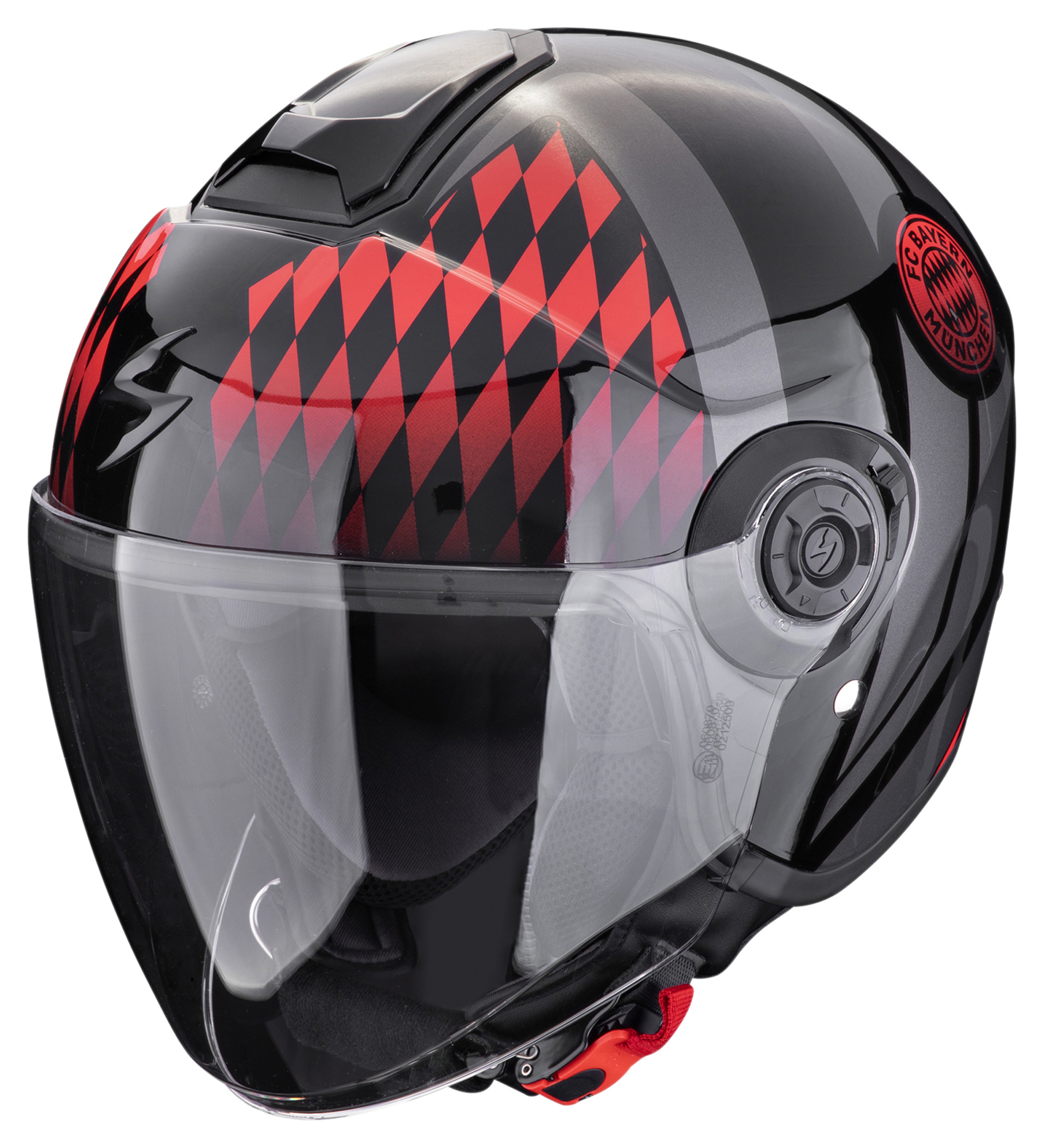 Scorpion Exo-City II FC Bayern München jet helmet