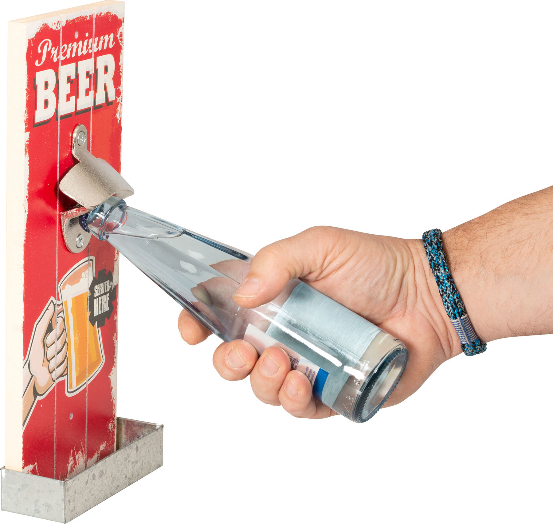 *BEER* WALL BOTTLE OPENER 12 X 30 CM low-cost | Louis 🏍️