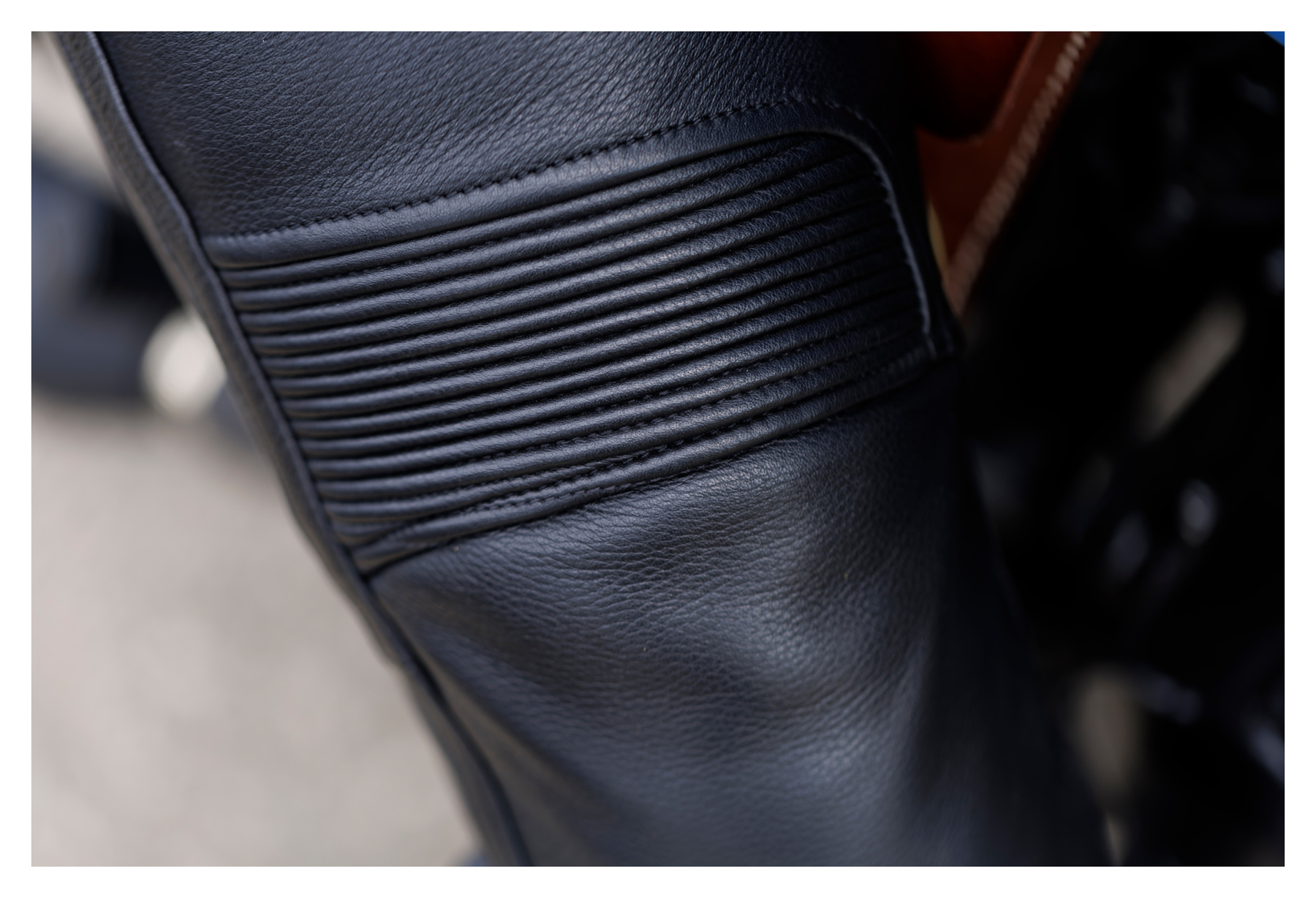 Detlev Louis DETLEV LOUIS DL-PW-10 LEATHER COMBI TROUSERS