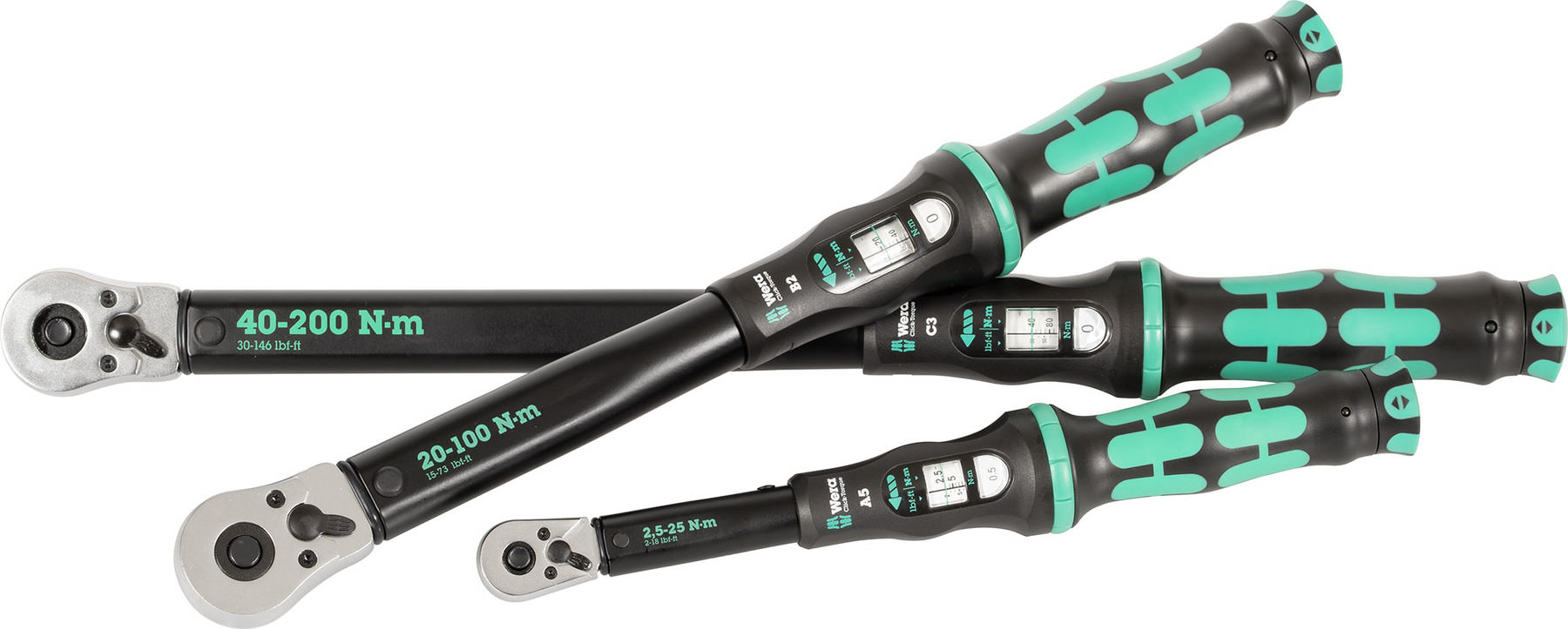 Wera WERA TORQUE WRENCH reversible ratchet. 1/4", 3/8" and 1/2"