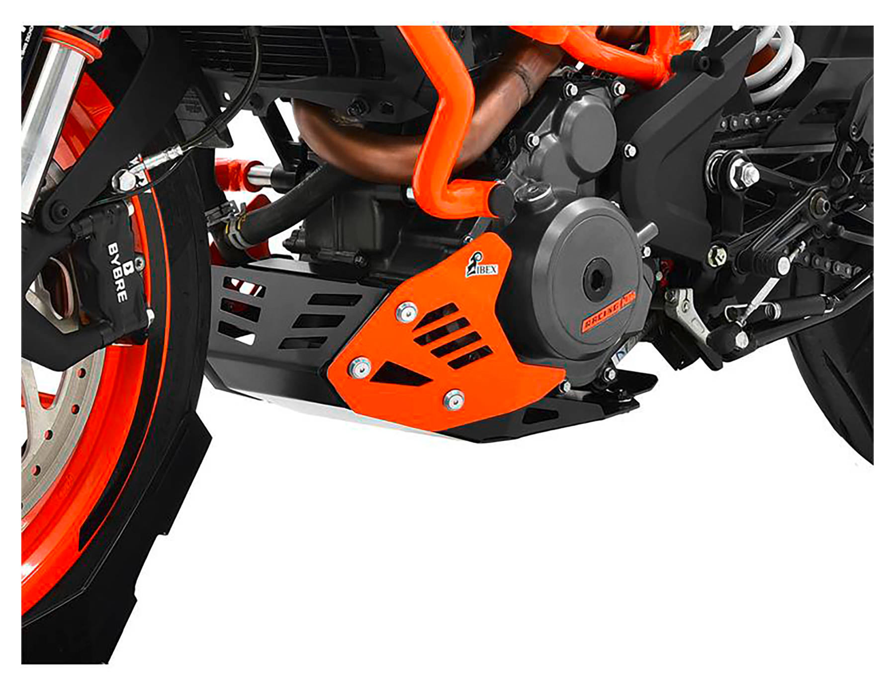 Zieger Zieger Engine Guard in black-orange for various models