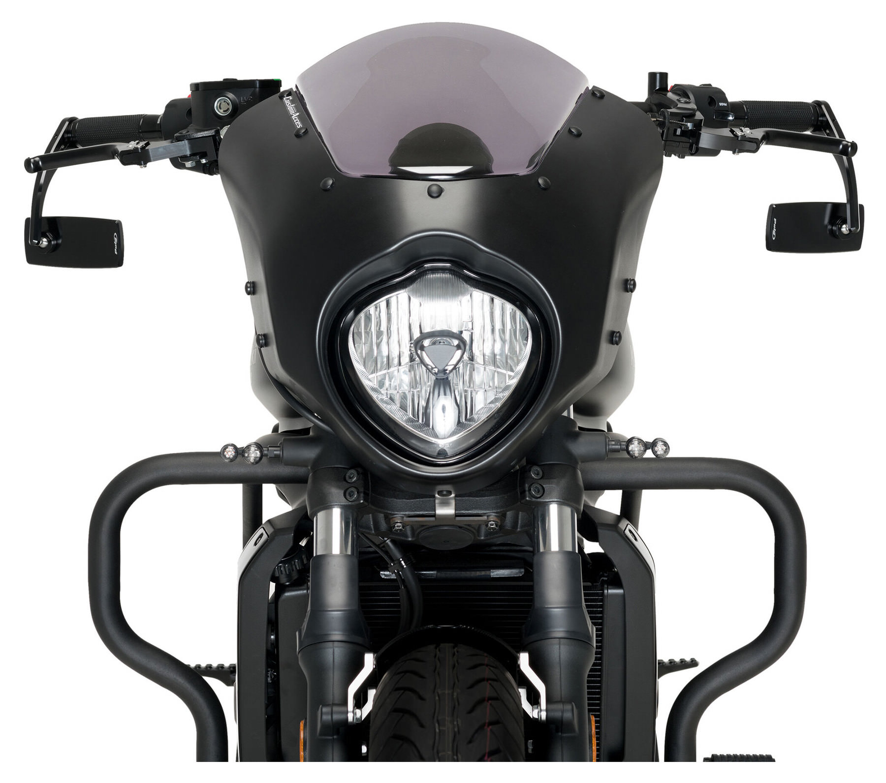 Puig Handlebar fairing Dark Night for Harley Davidson and Kawasaki Vulcan