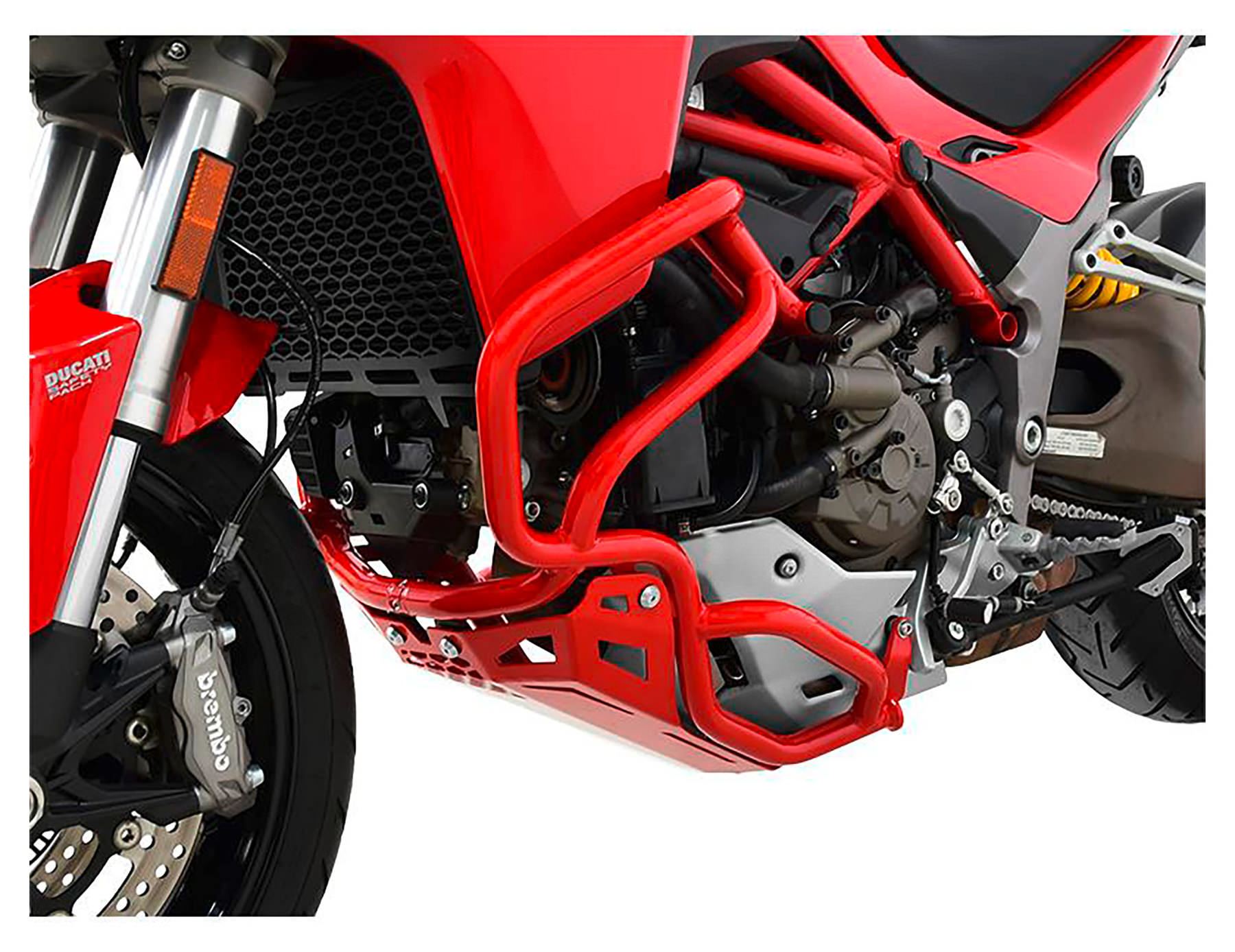 Zieger Zieger Osłona silnika do różnych modeli, czerwona, aluminium