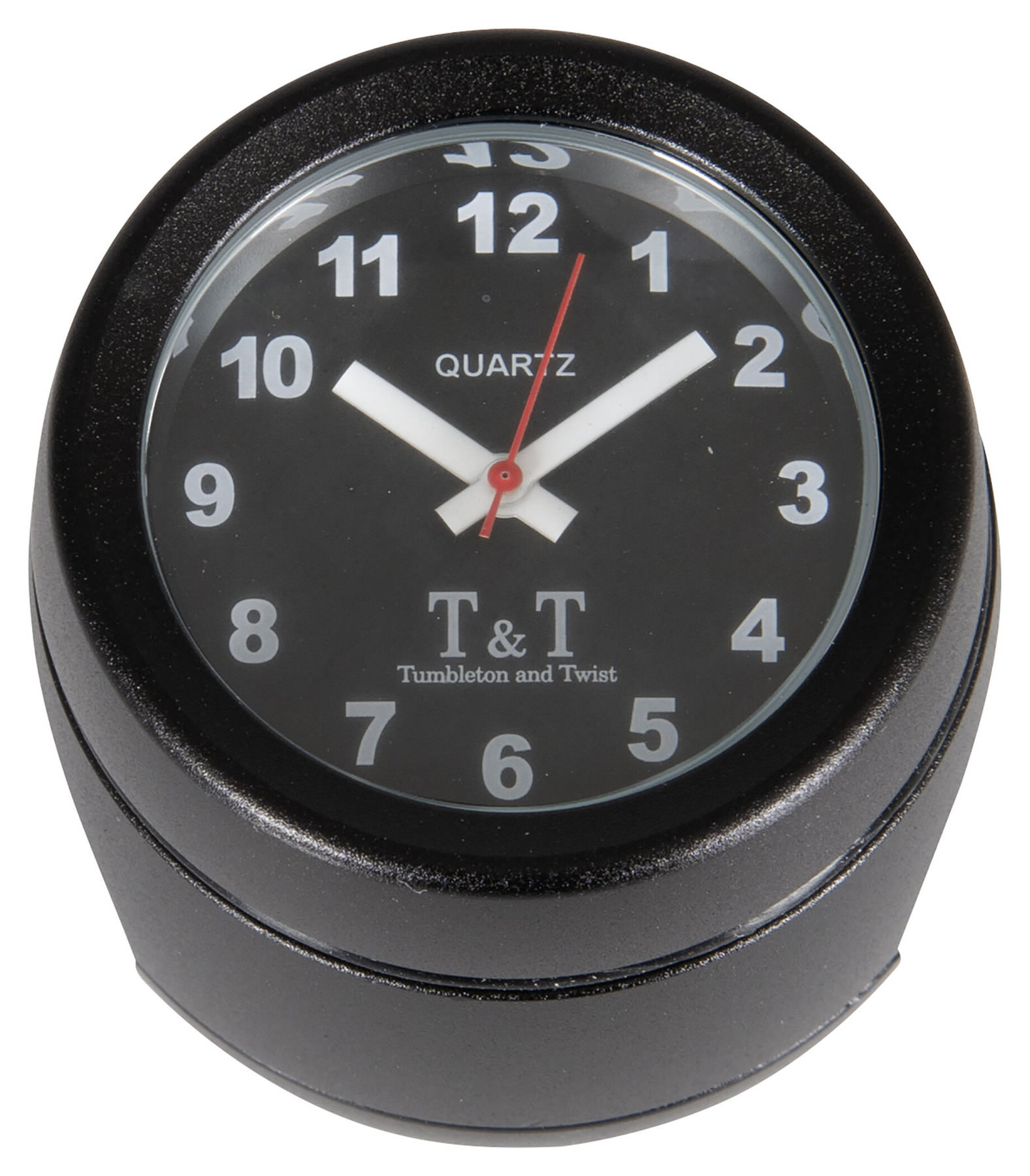 Tumbleton and Twist T&T Analog Clock With Handlebar Bracket