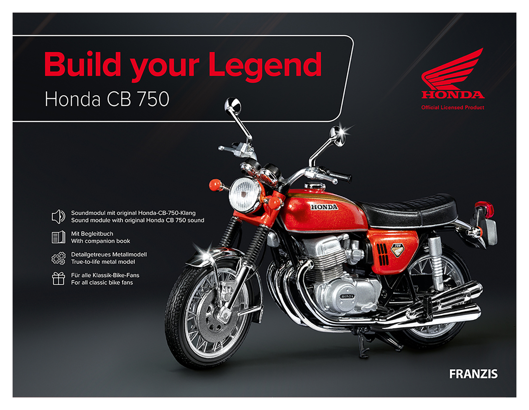 Franzis FRANZIS HONDA CB 750 BUILD YOUR LEGEND