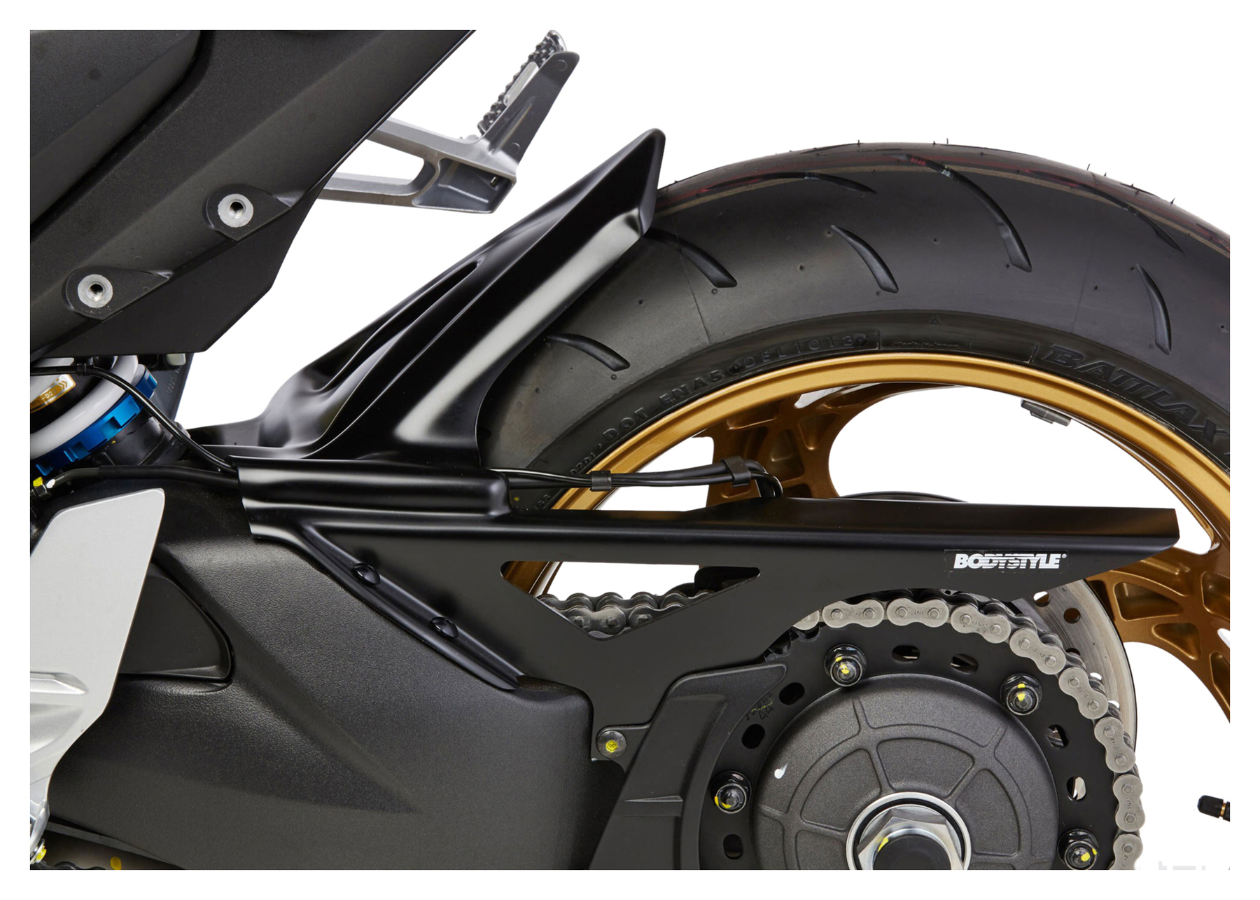 Bodystyle Bodystyle rear hugger matt-black, with ABE