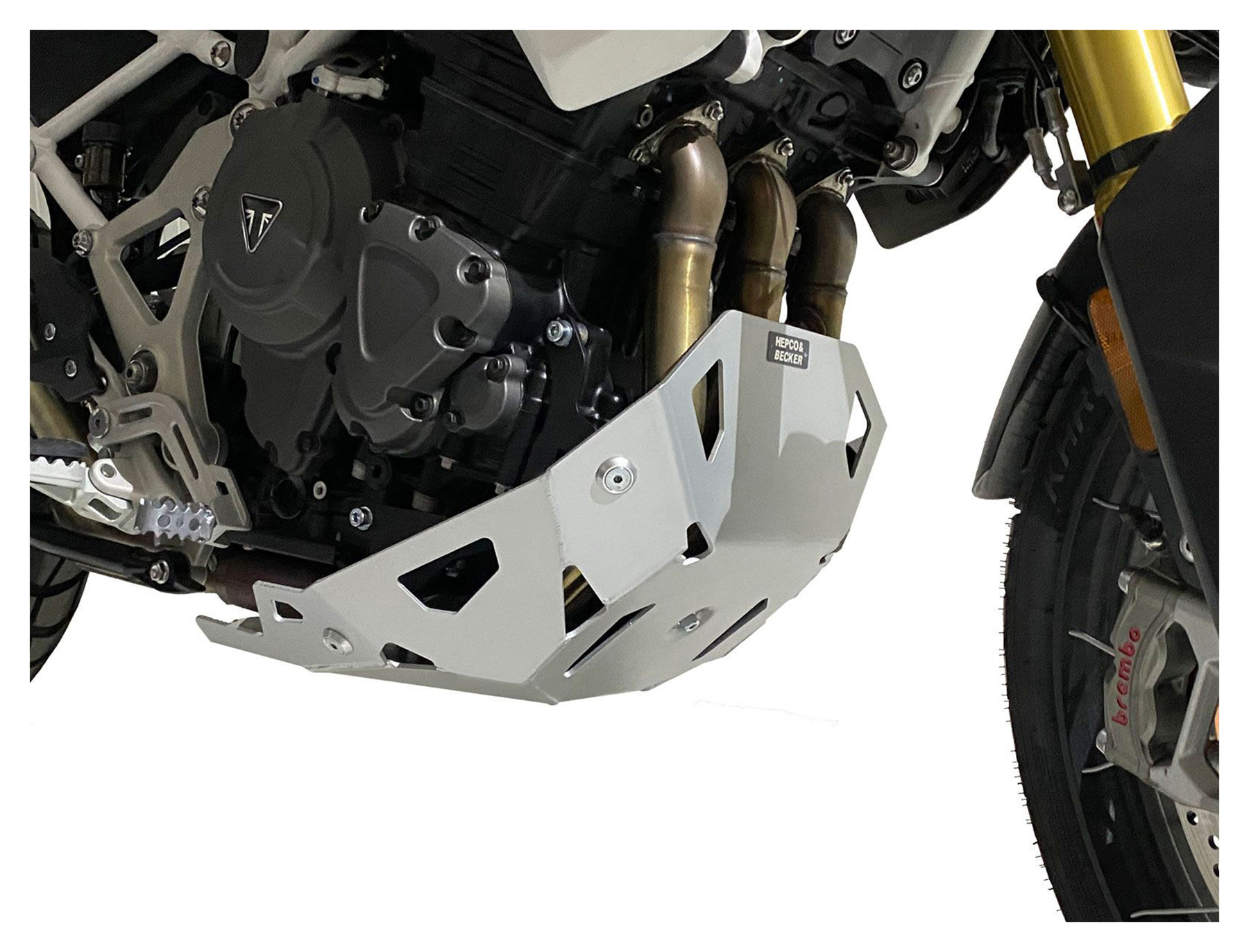 Hepco & Becker Hepco + Becker plaque sabot moteur alu pour divers modèles