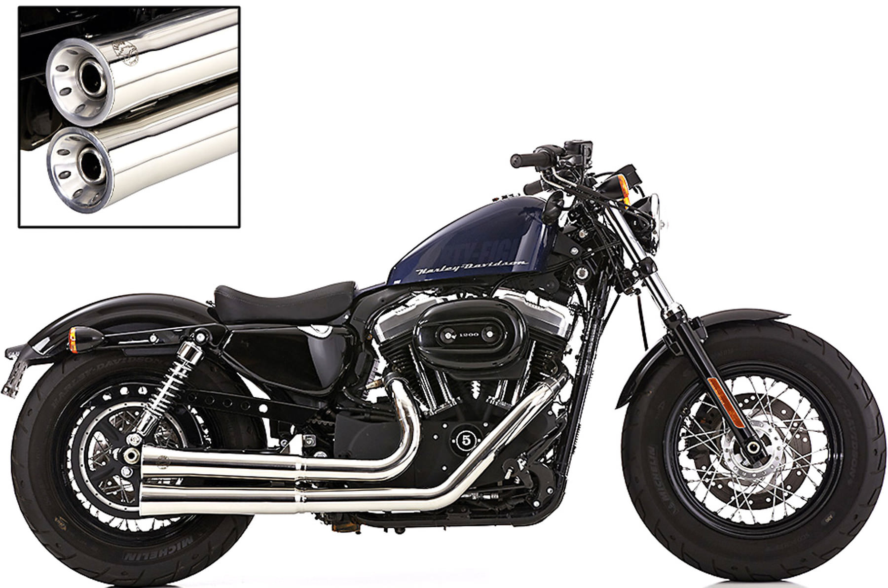 Falcon Falcon Double Groove Complete Exhaust Full Exhaust System