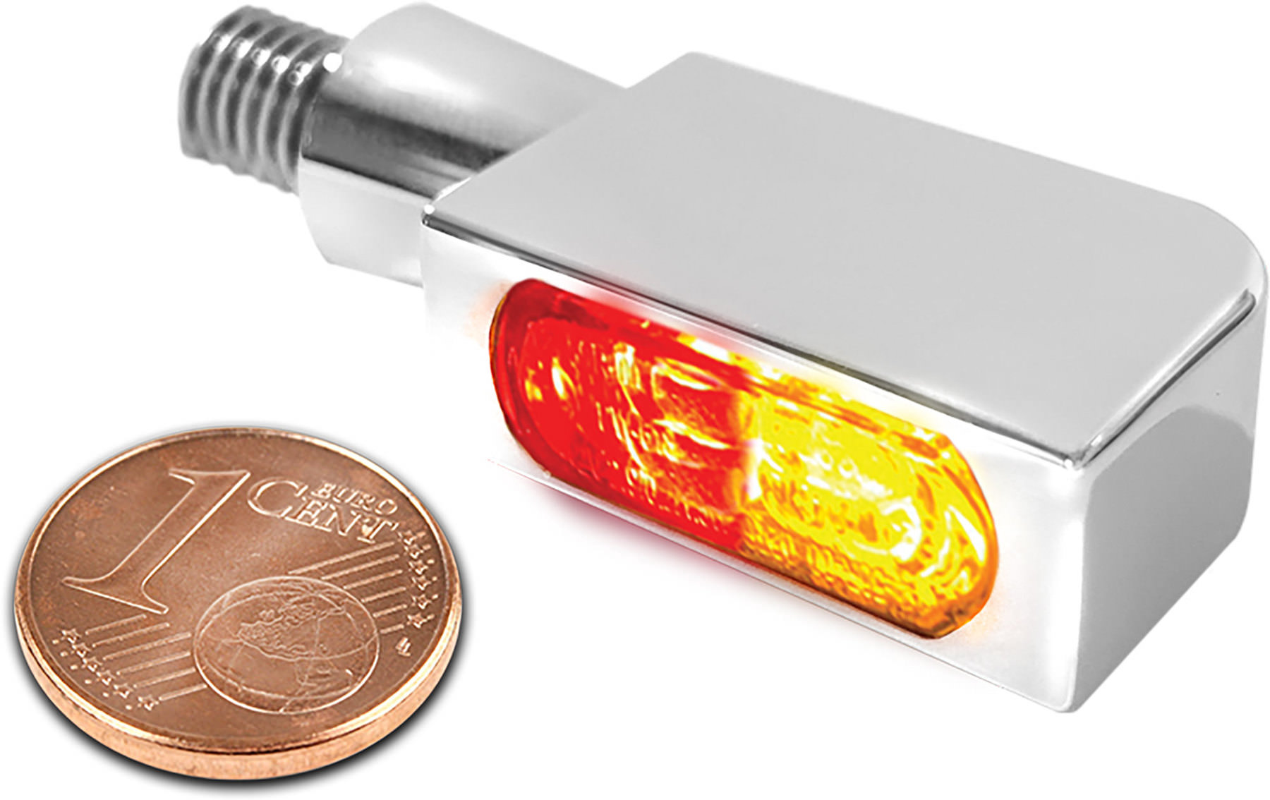 HeinzBikes BLOKK-LINE MICRO 3IN1 LED-BLINKER, CHROM STÜCK