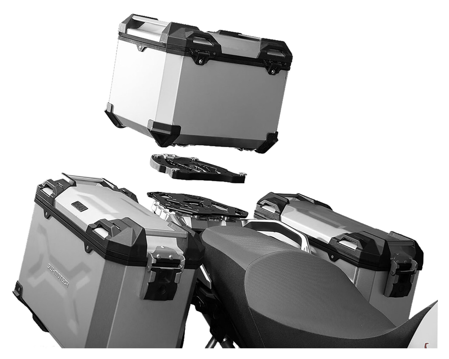 SW-Motech Trax ADV Top-Box 38 ALUMINIUM low-cost | Louis 🏍️