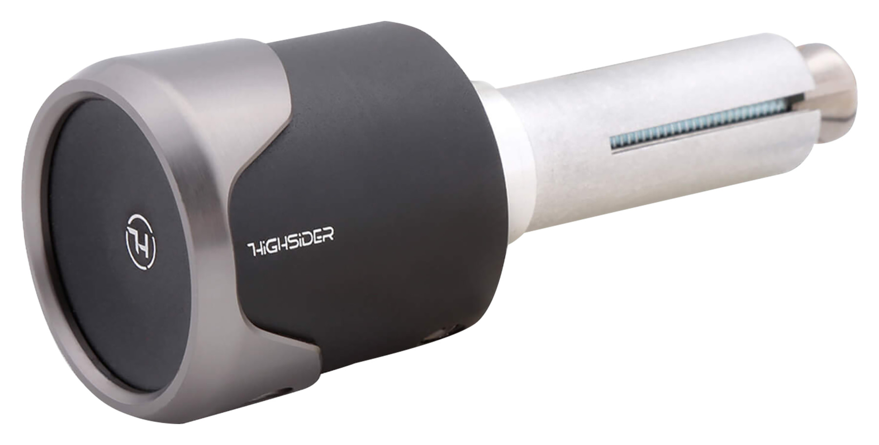 Highsider Akron Flash LED Handlebar End Indicator black or titanium, pair