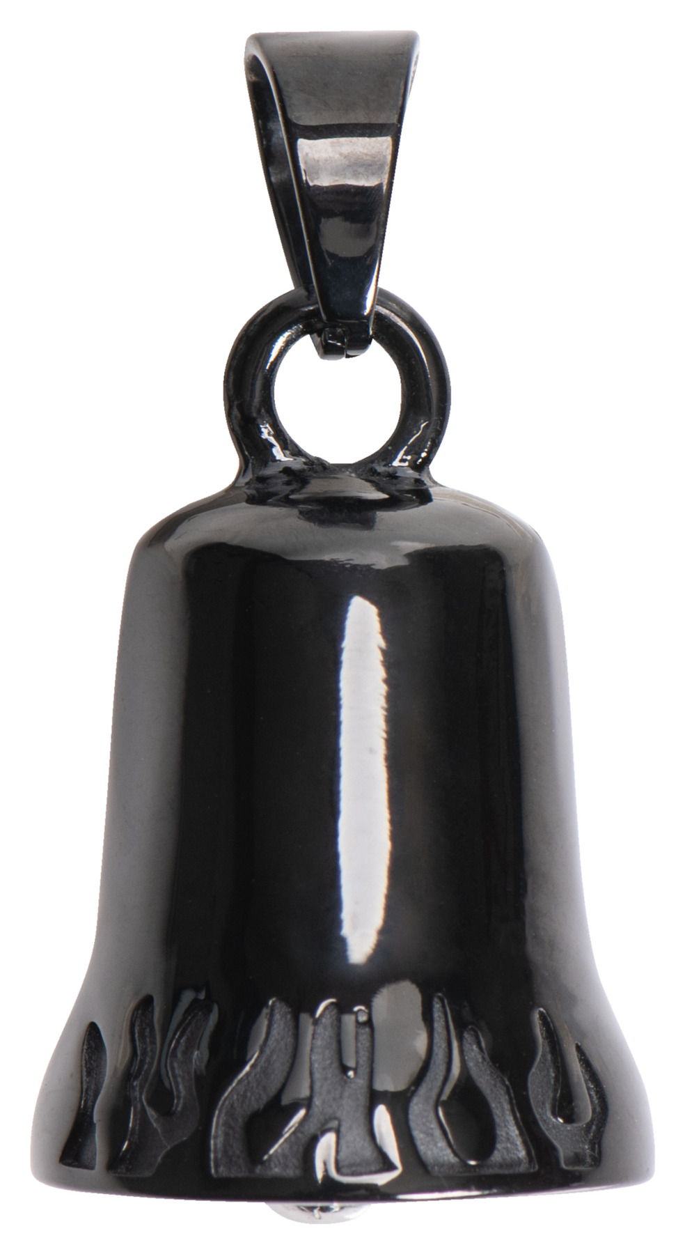 Louis BIKER BELL *IRON CROSS* BLACK STAINLESS STEEL