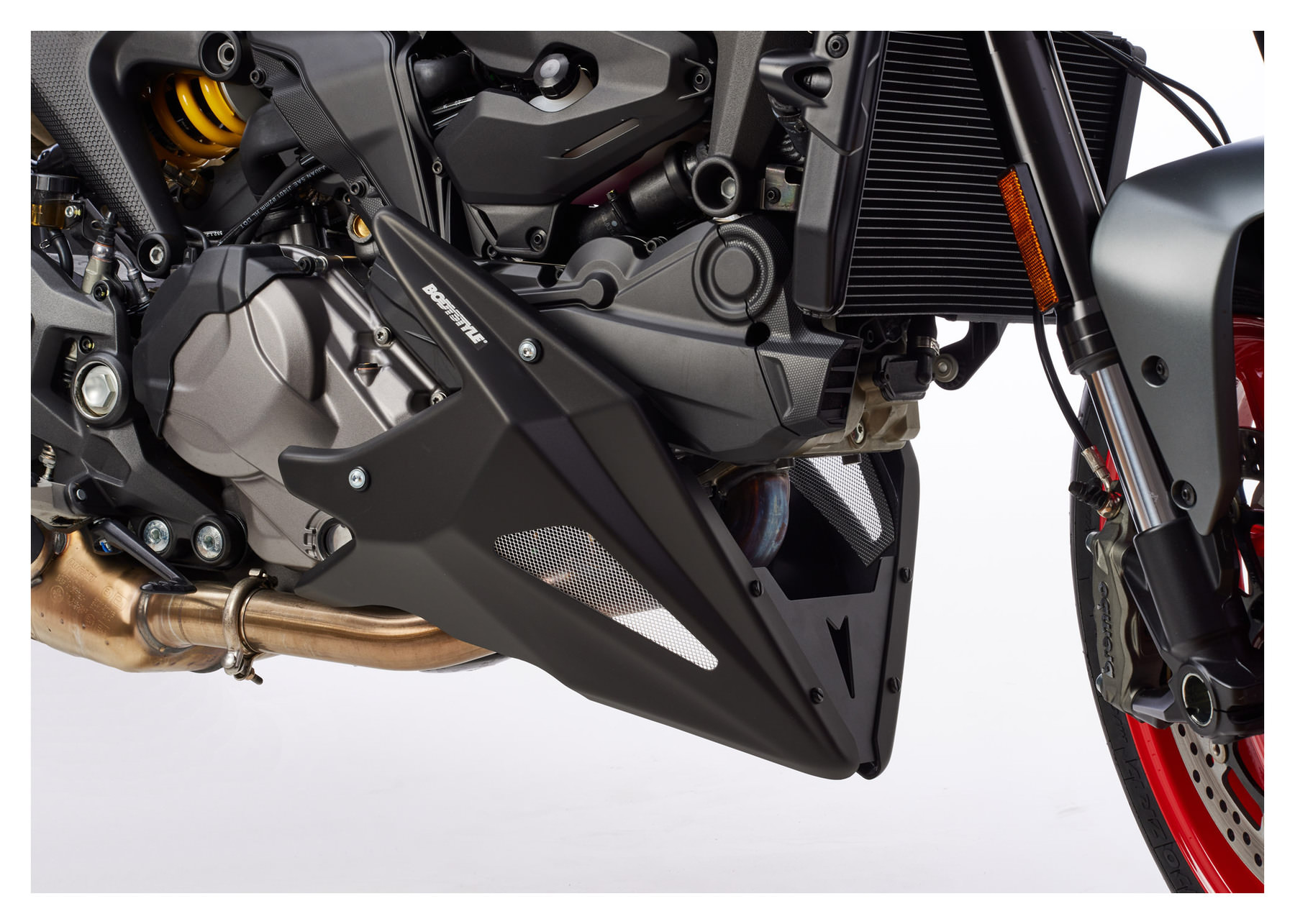 Bodystyle Bodystyle Belly Pan, black Type approved