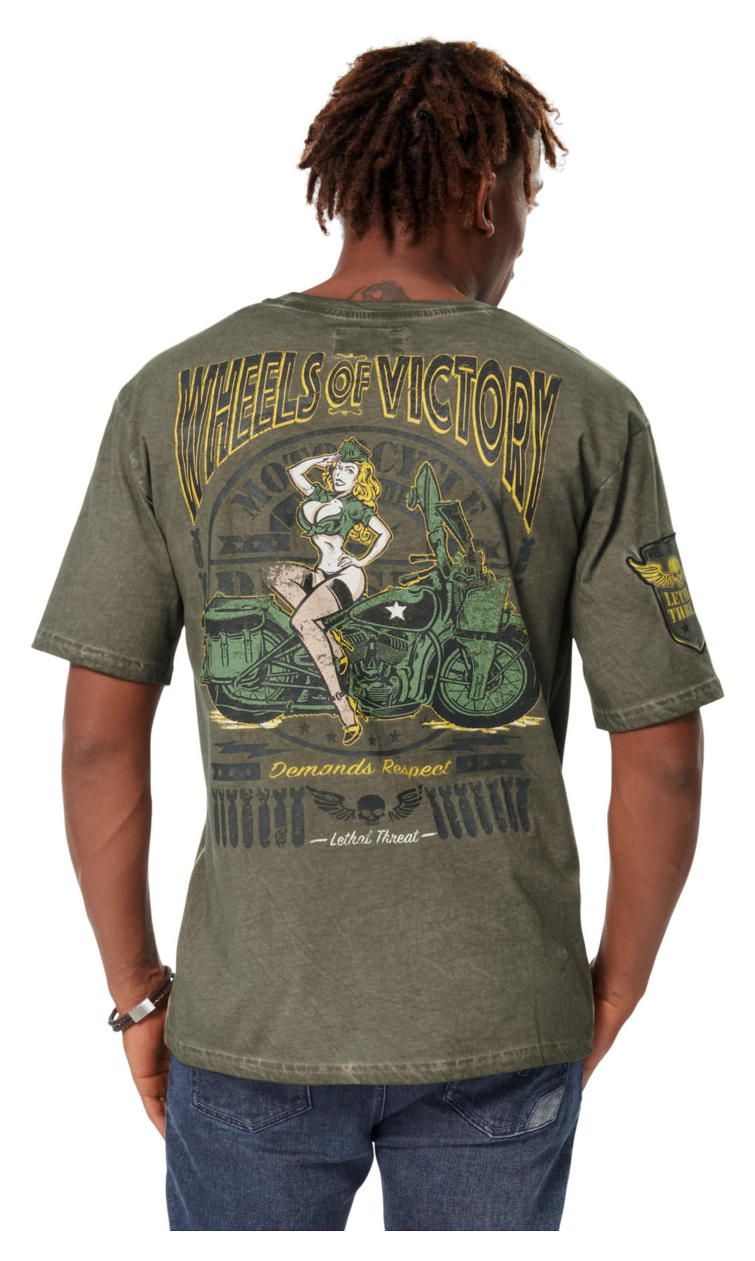 Lethal Threat Lethal Threat Wheels of Victory, T-Shirt
