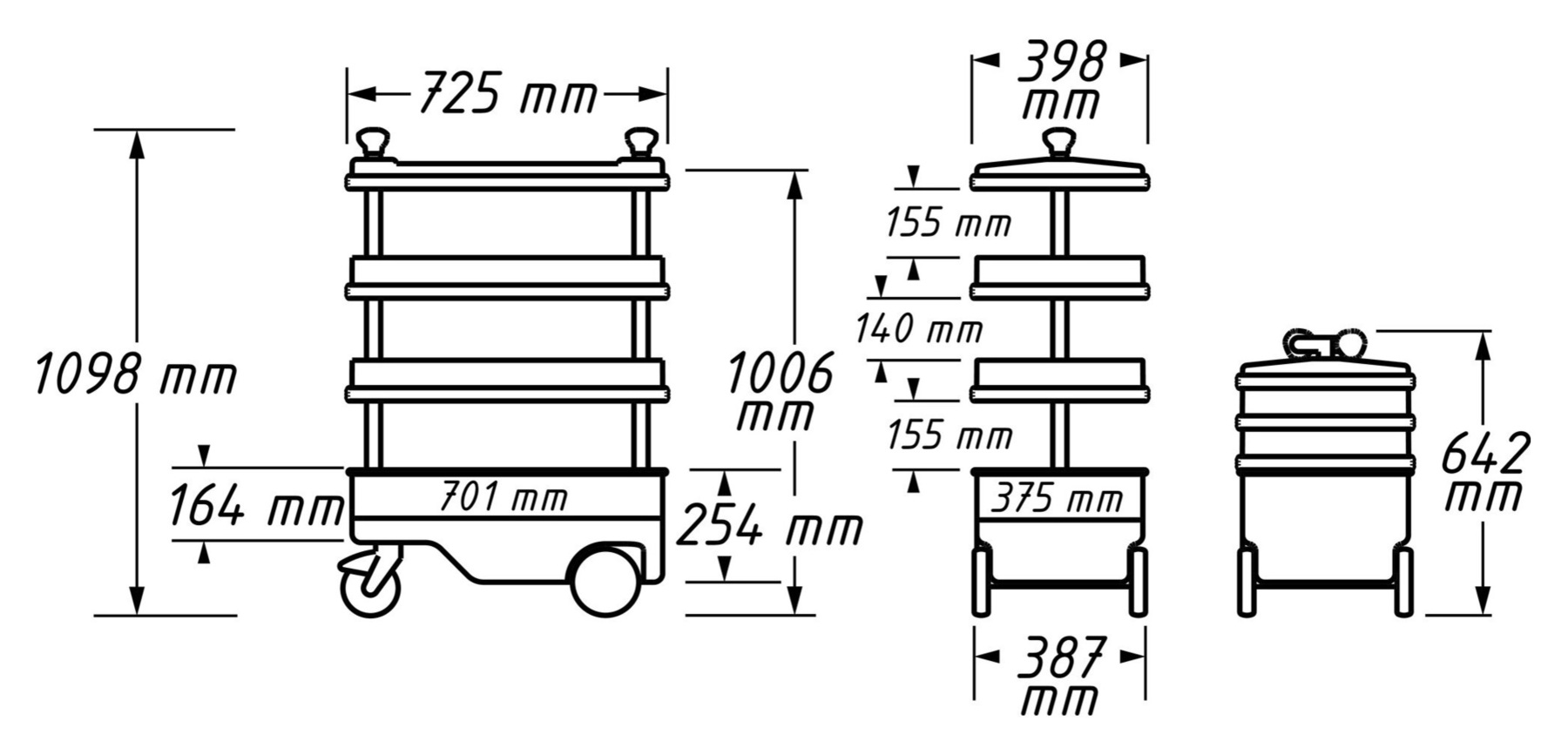 Hazet HAZET WERKSTATTWAGEN ASSISTENT 166C