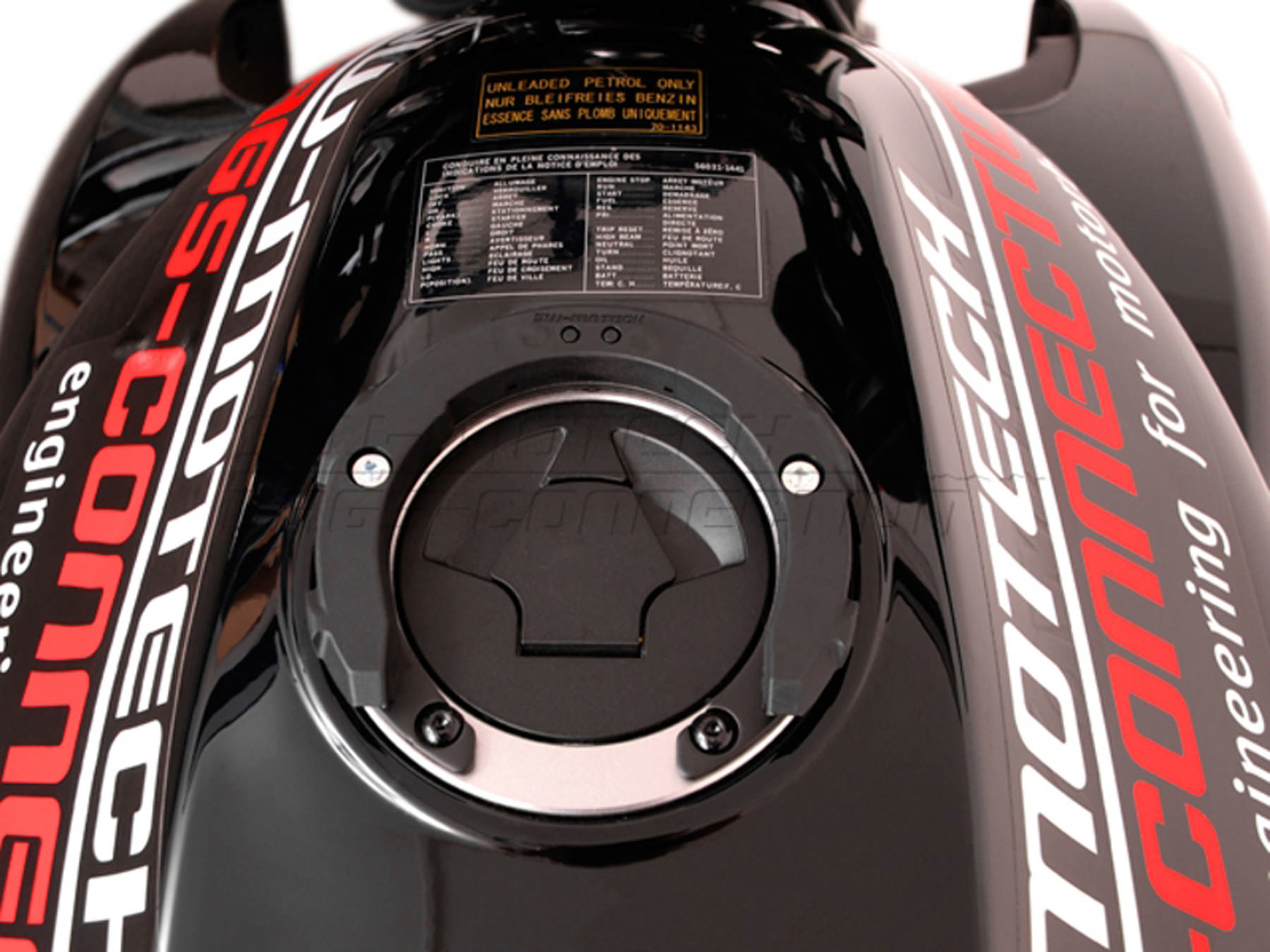 SW-Motech Quick-Lock Tankring Evo For Fuel Filler Cap