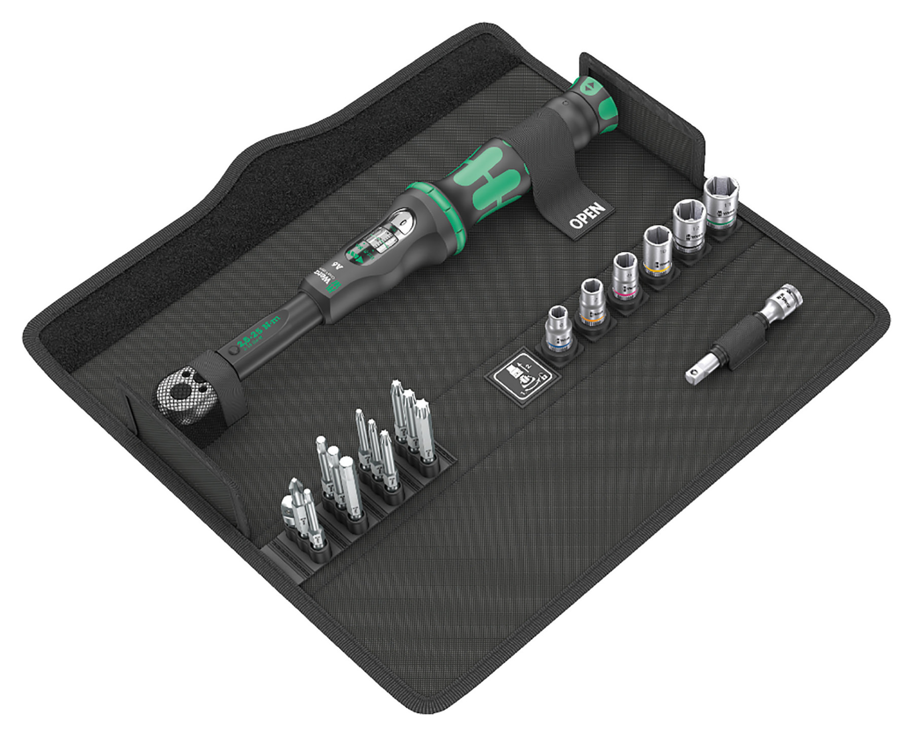 Wera WERA CLICK-TORQUE A 6 2.5-25 NM, 20-PIECE