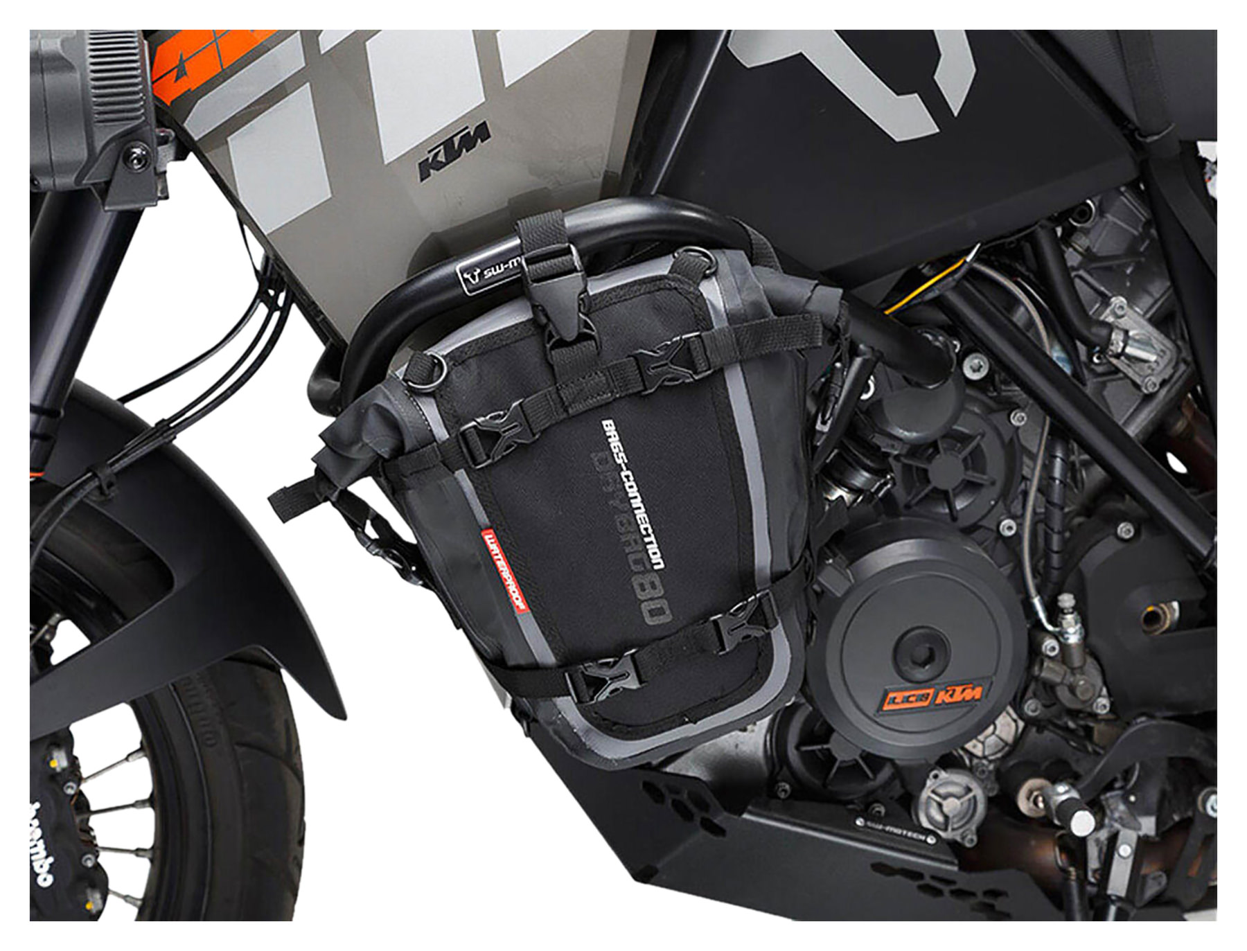 SW-Motech SW-MOTECH TAS DRYBAG 80 GRIJS/ZWART, 8 LITER