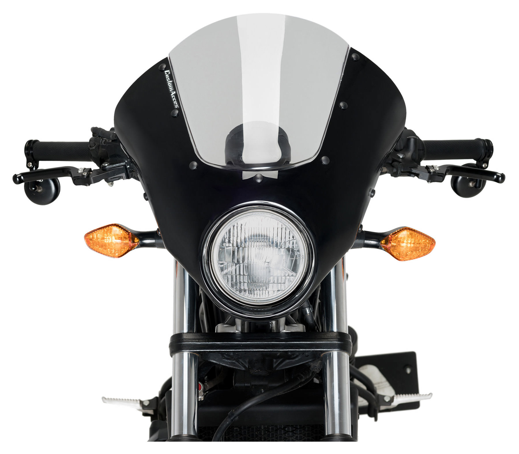 Puig Handlebar fairing Dark Night for Harley Davidson and Kawasaki Vulcan