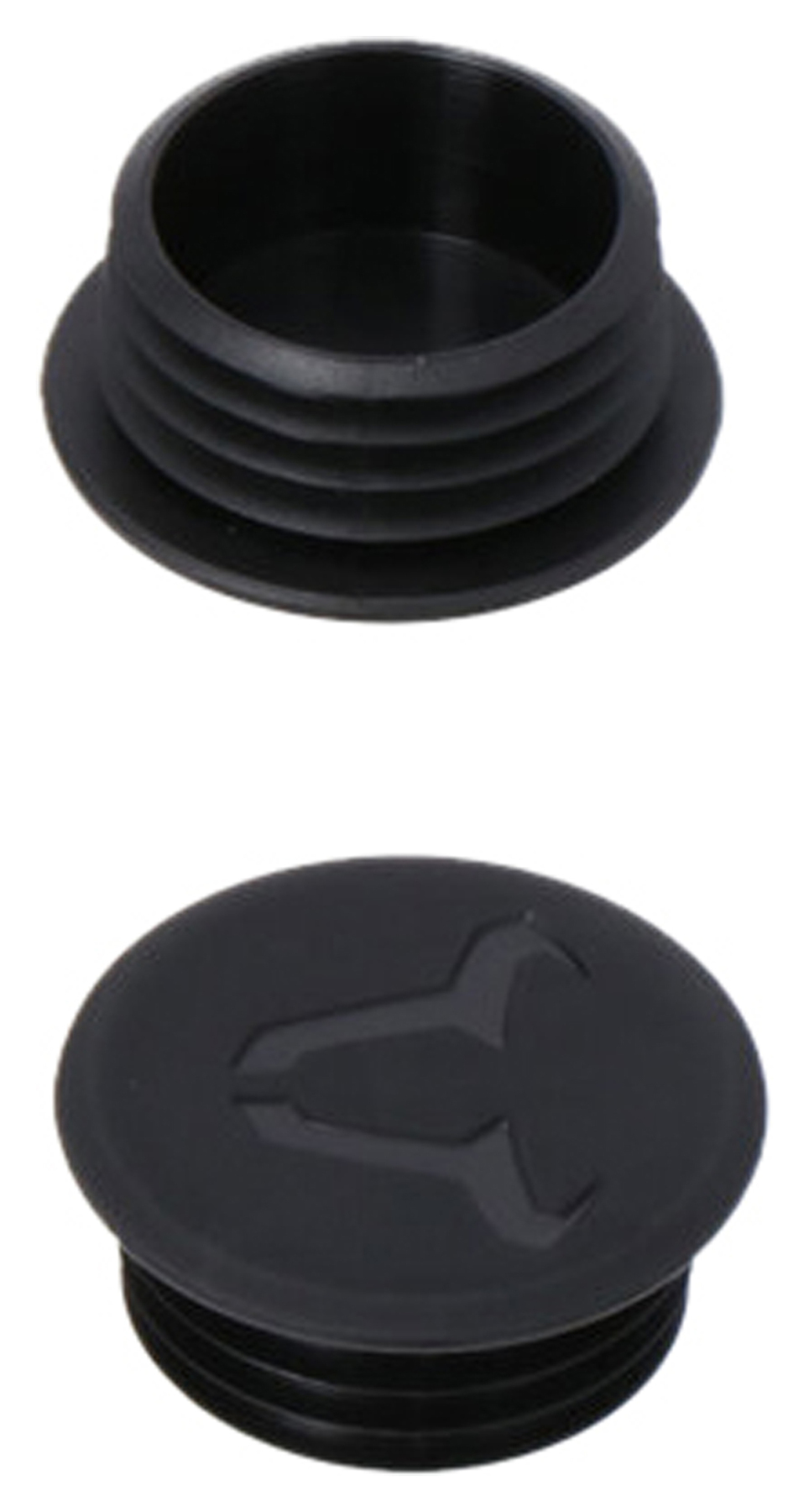 SW-Motech REPLACMNT FRAME CAPS PAIR FOR CRASH BARS BLACK