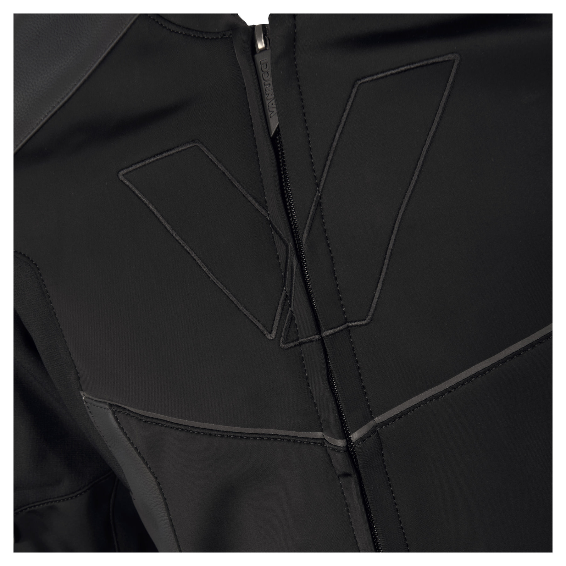 Vanucci VANUCCI VSJ-3 LEATHER COMBI JACKET