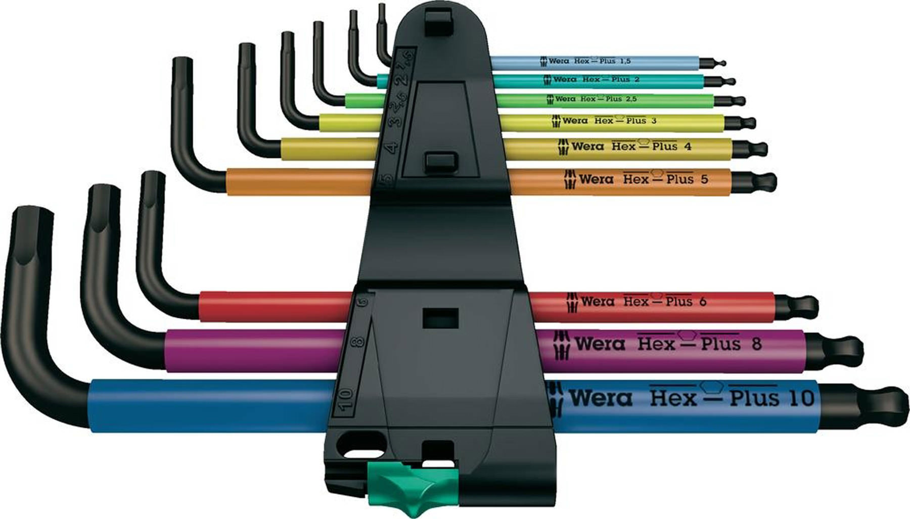 Wera WERA L-KEYS MULTICOLOUR METRIC 9-PC.