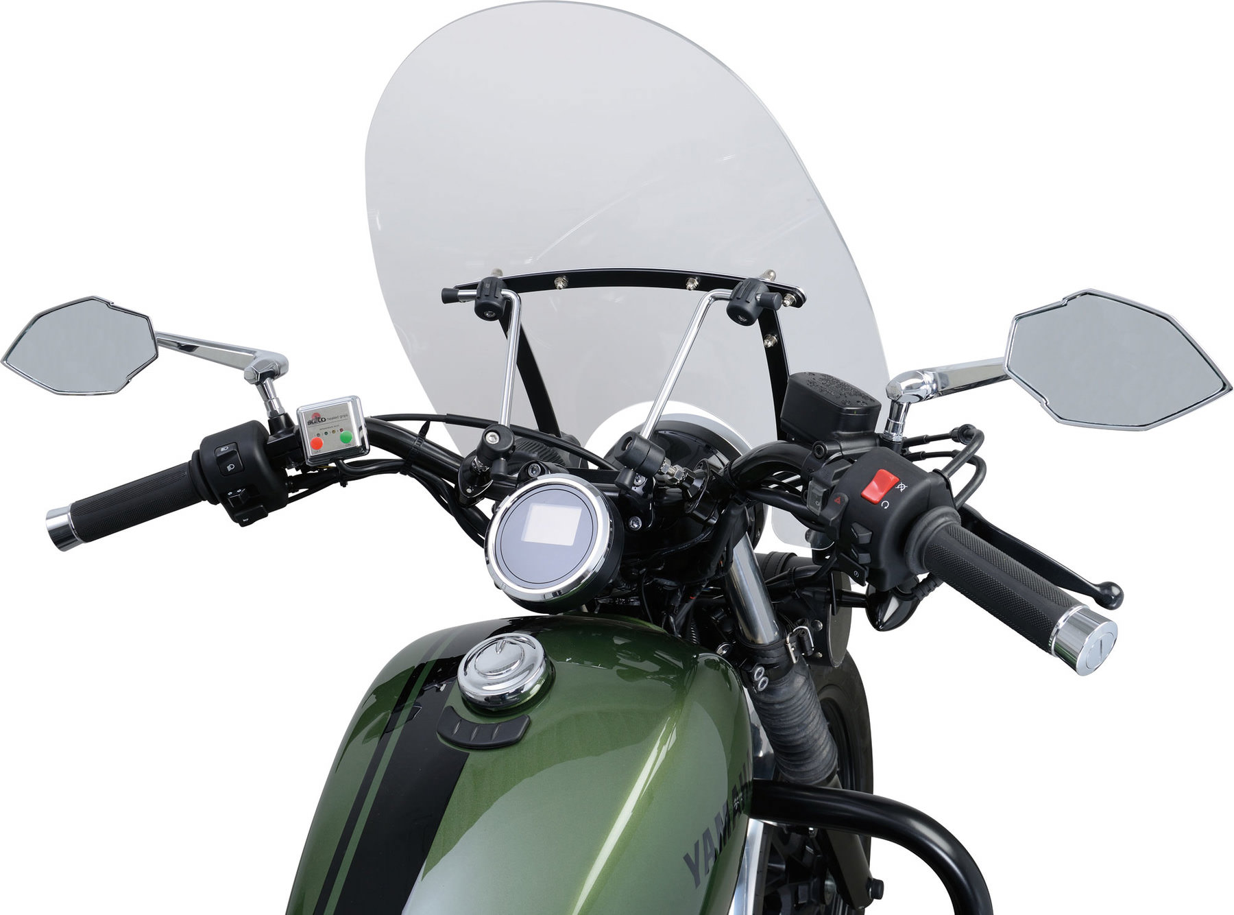 Puig Puig Chopper Shields, Clear, With Mounting Kit