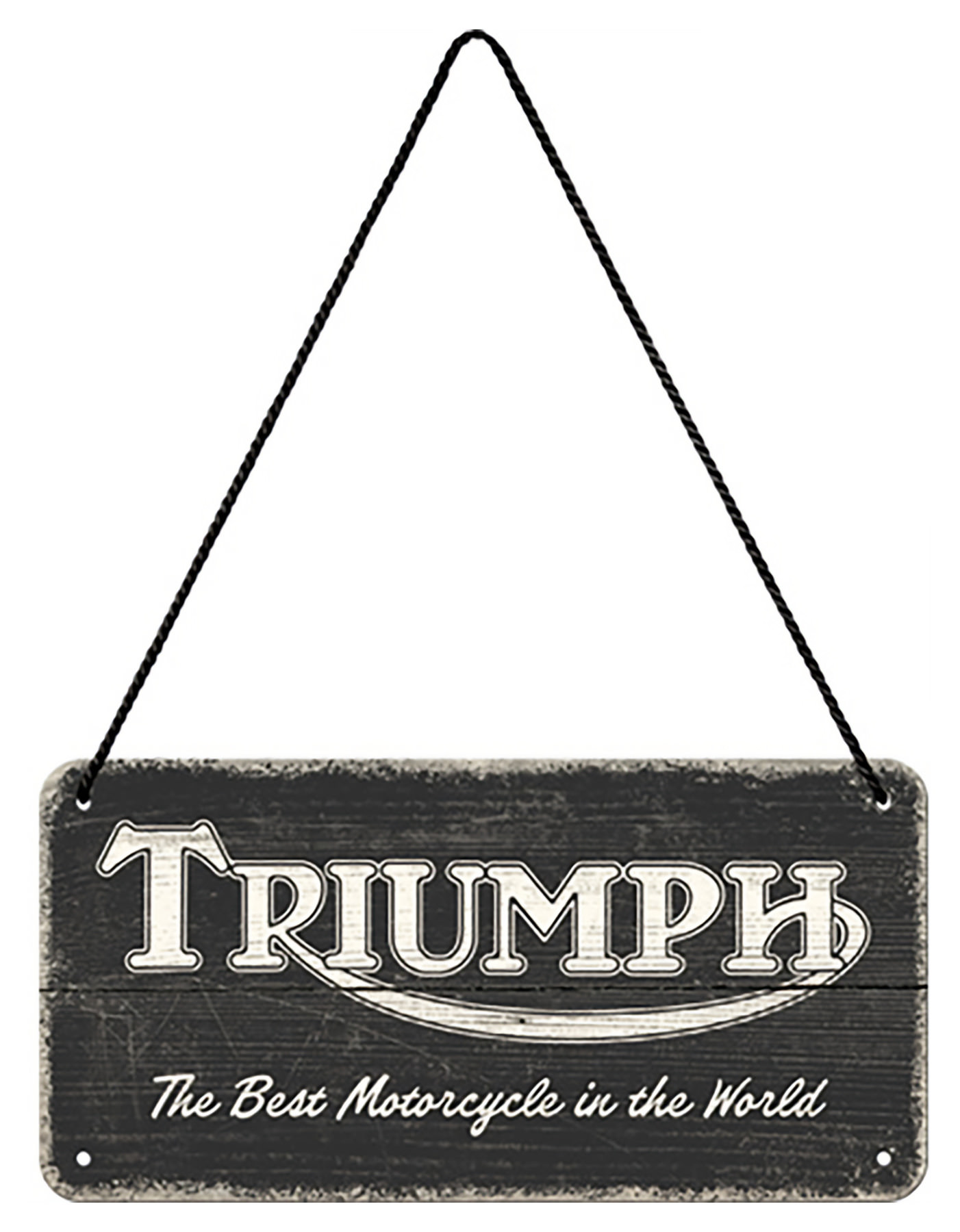 Triumph *TRIUMPH* HANGING SIGN W X H: 20 X 10 CM