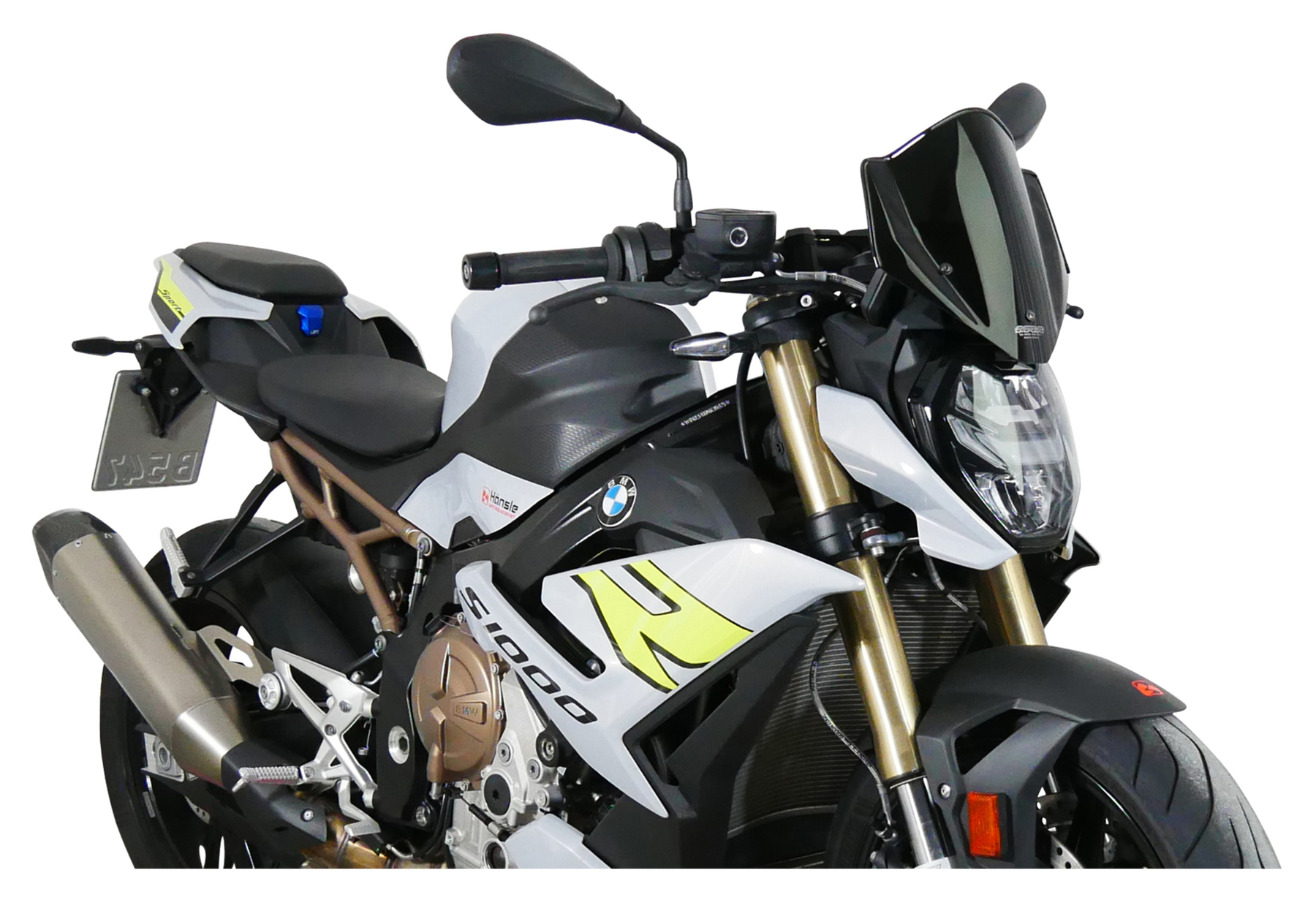 MRA MRA sportvindruta, svart med hållarsats och TYPG.